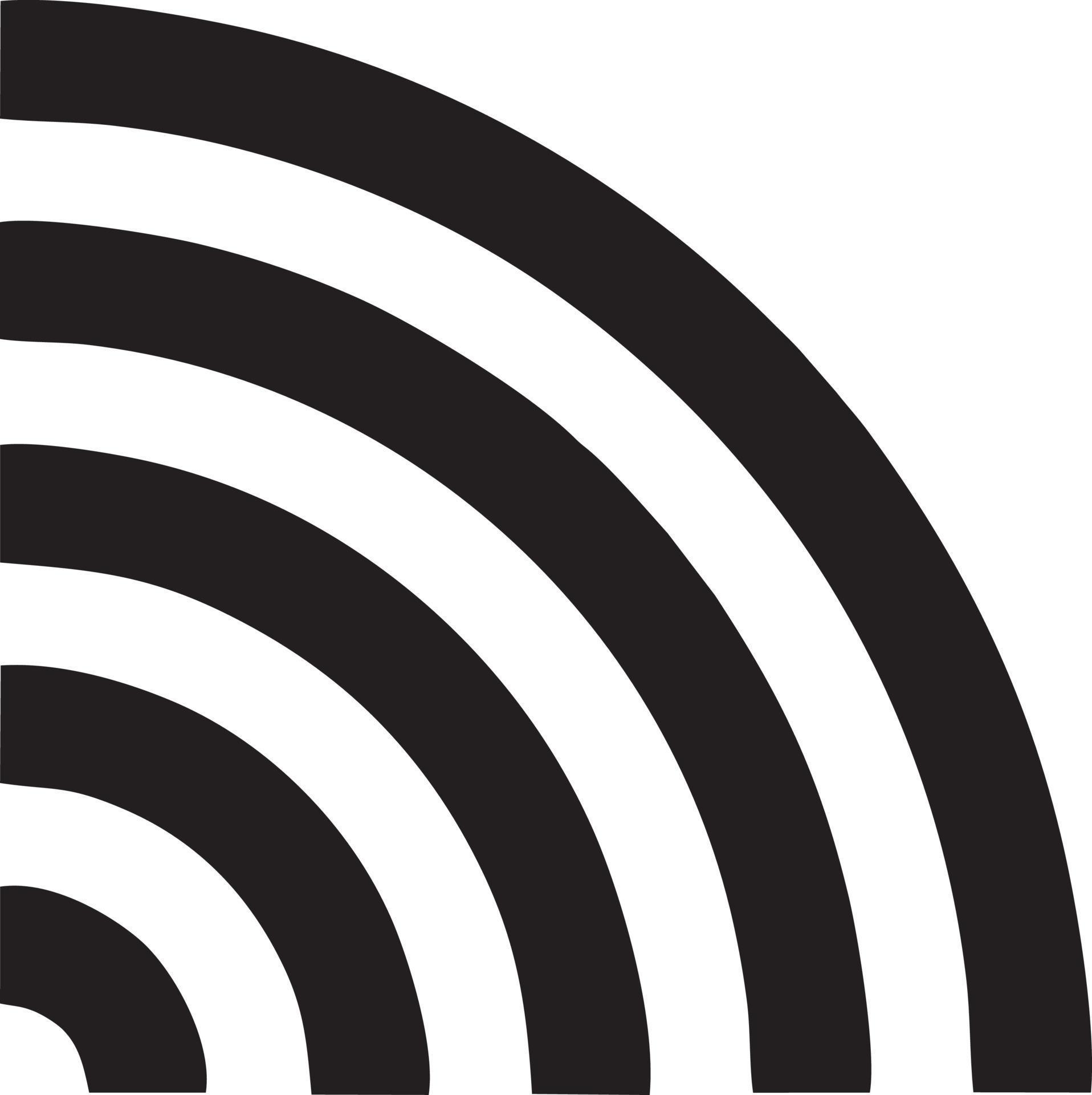 Signal Communication Information Connection Wireless Icon Symbol Vector Image Illustration Of