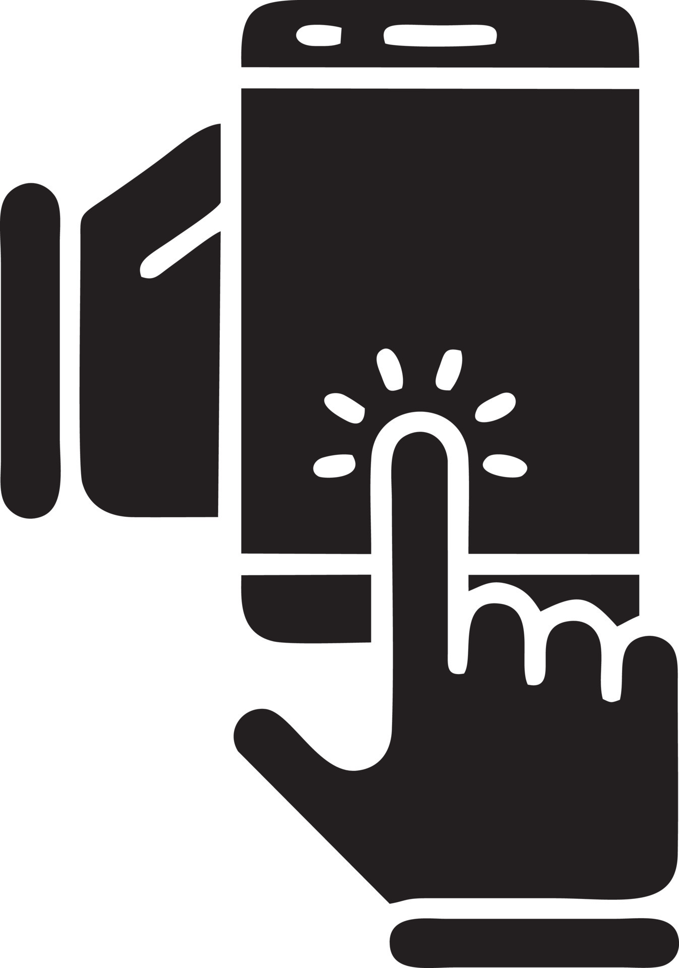 Signal Communication Information Connection Wireless Icon Symbol Vector Image Illustration Of