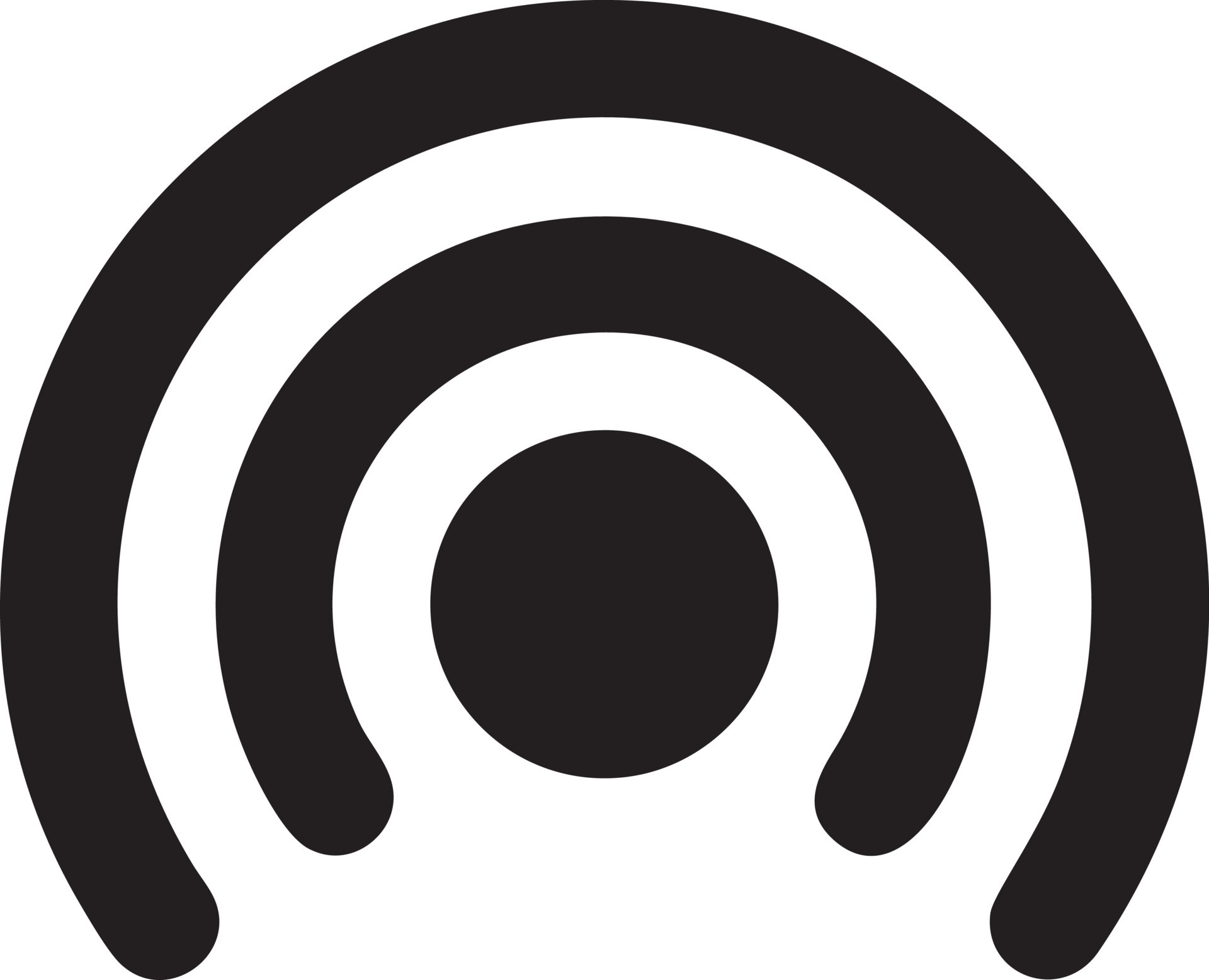 Signal Communication Information Connection Wireless Icon Symbol Vector Image Illustration Of