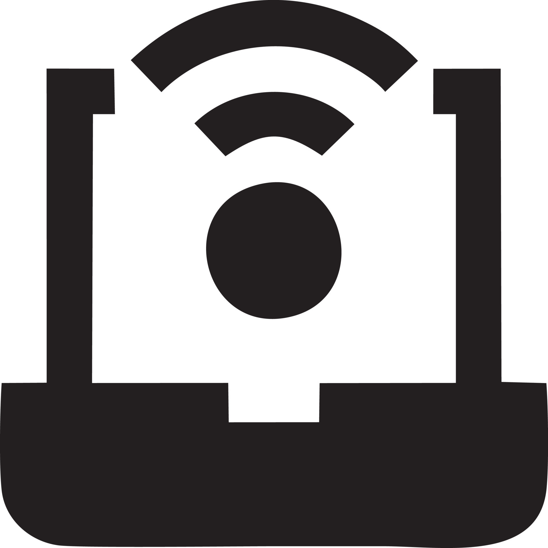 Signal Communication Information Connection Wireless Icon Symbol Vector Image Illustration Of