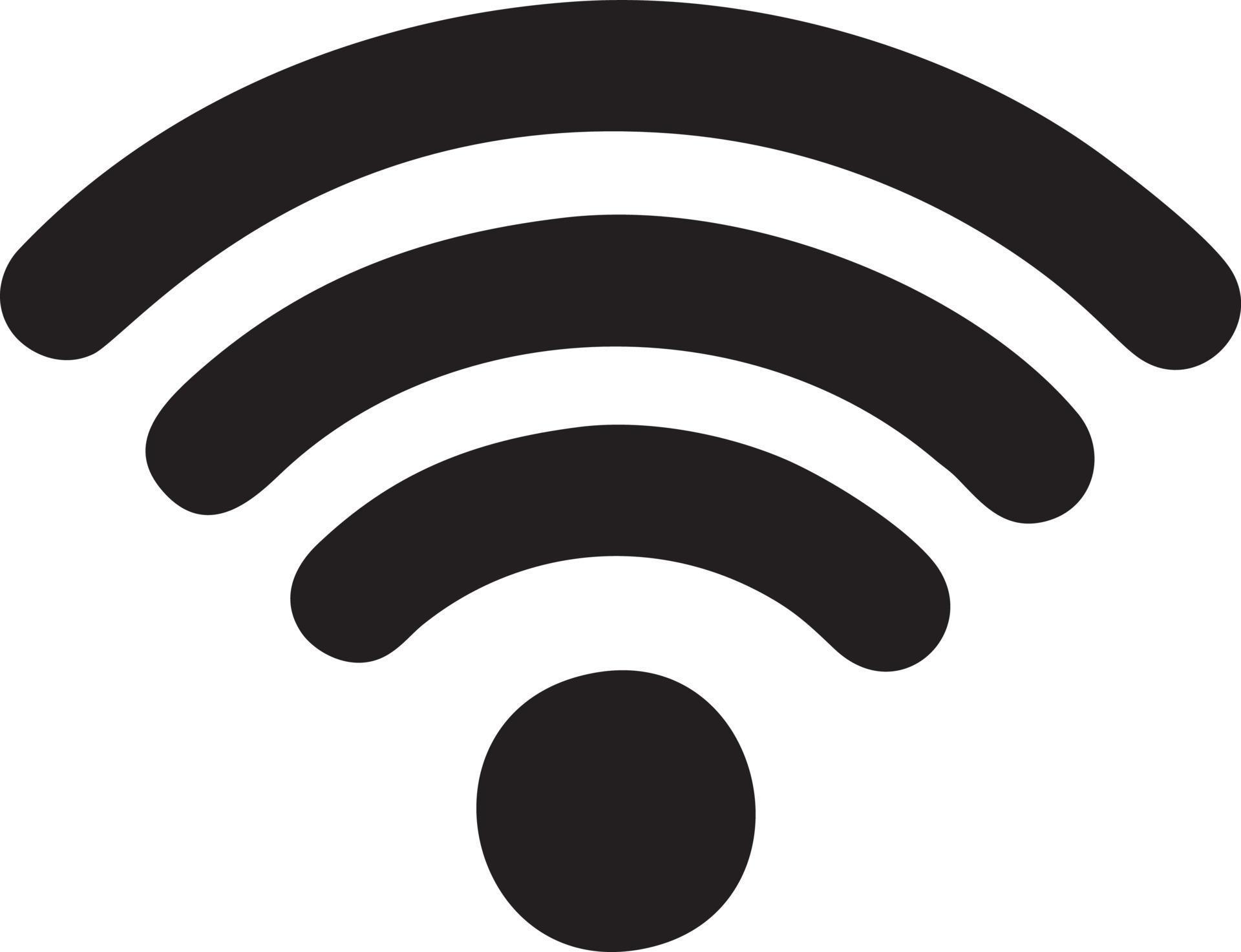 Signal Communication Information Connection Wireless Icon Symbol Vector