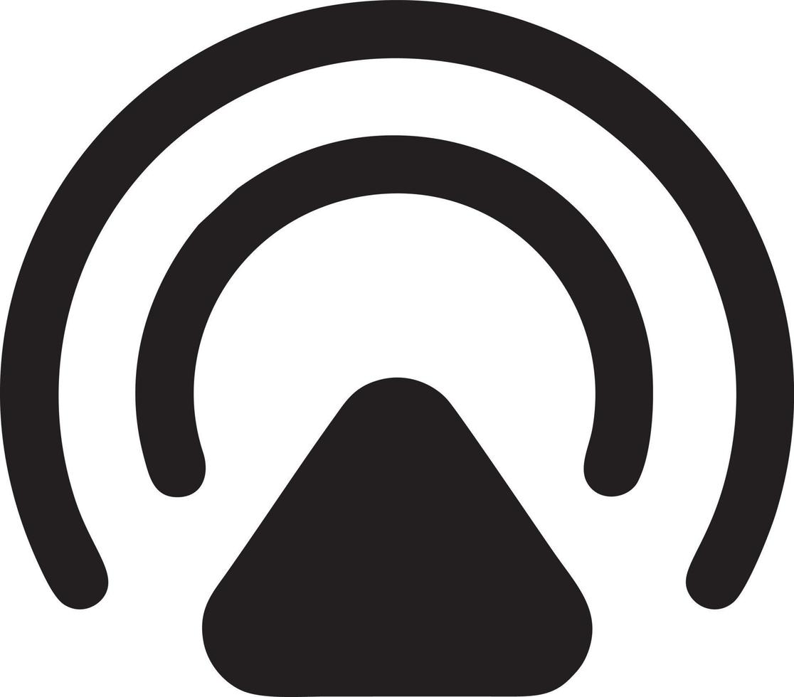 Signal Communication Information Connection Wireless Icon Symbol Vector Image Illustration Of