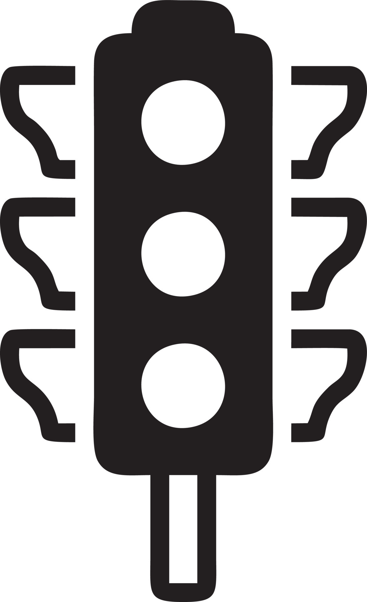 Signal Communication Information Connection Wireless Icon Symbol Vector Image Illustration Of