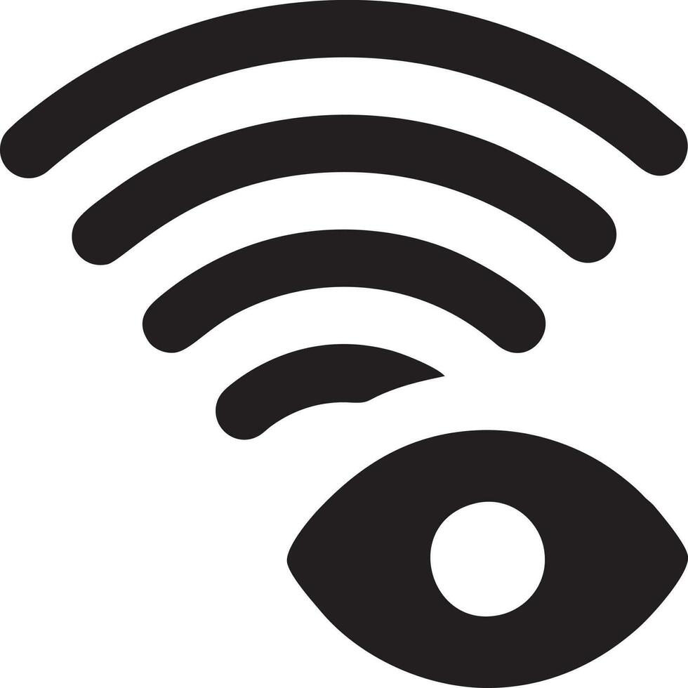 Signal Communication Information Connection Wireless Icon Symbol Vector Image Illustration Of