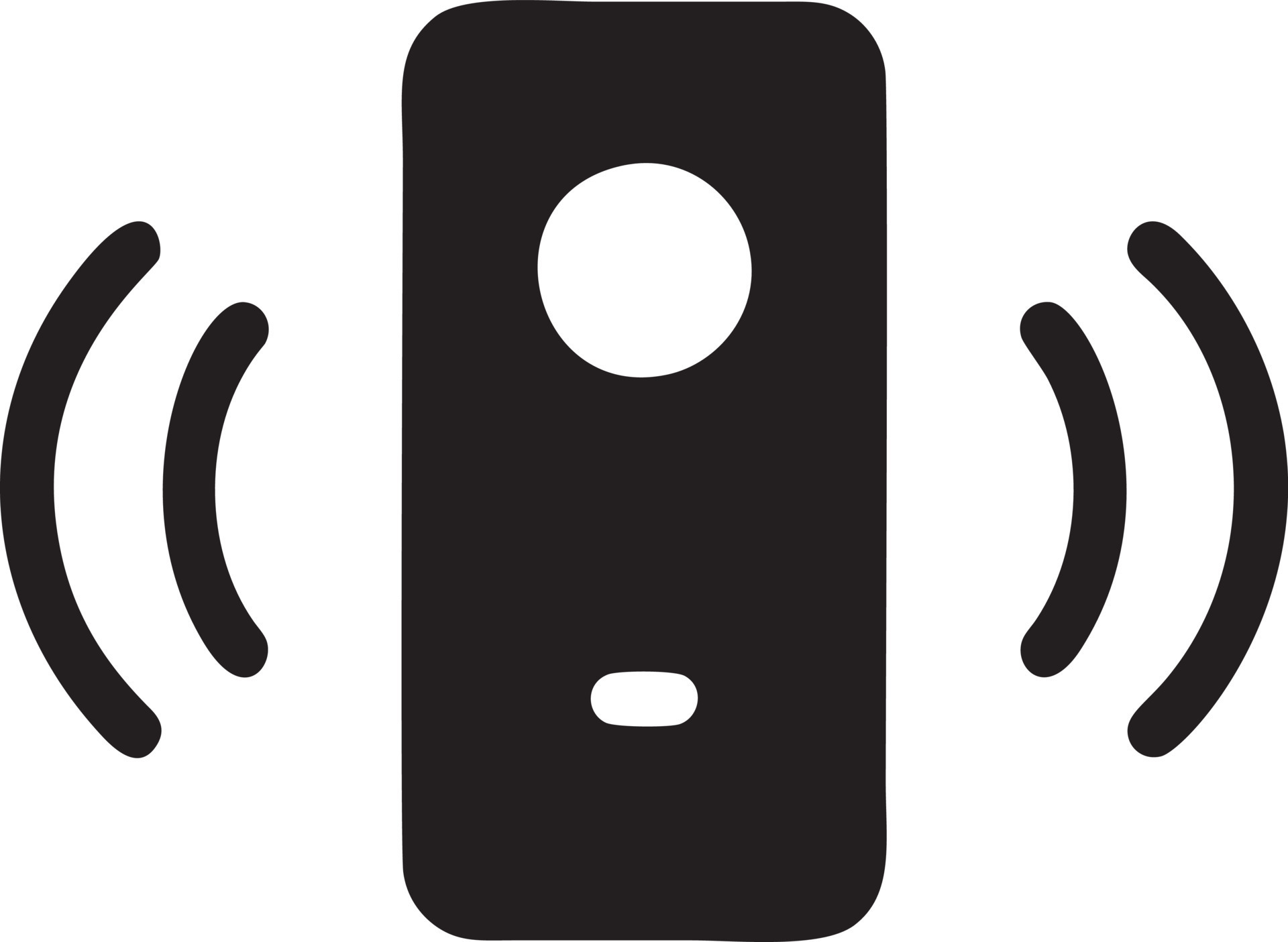 Signal Communication Information Connection Wireless Icon Symbol Vector Image Illustration Of