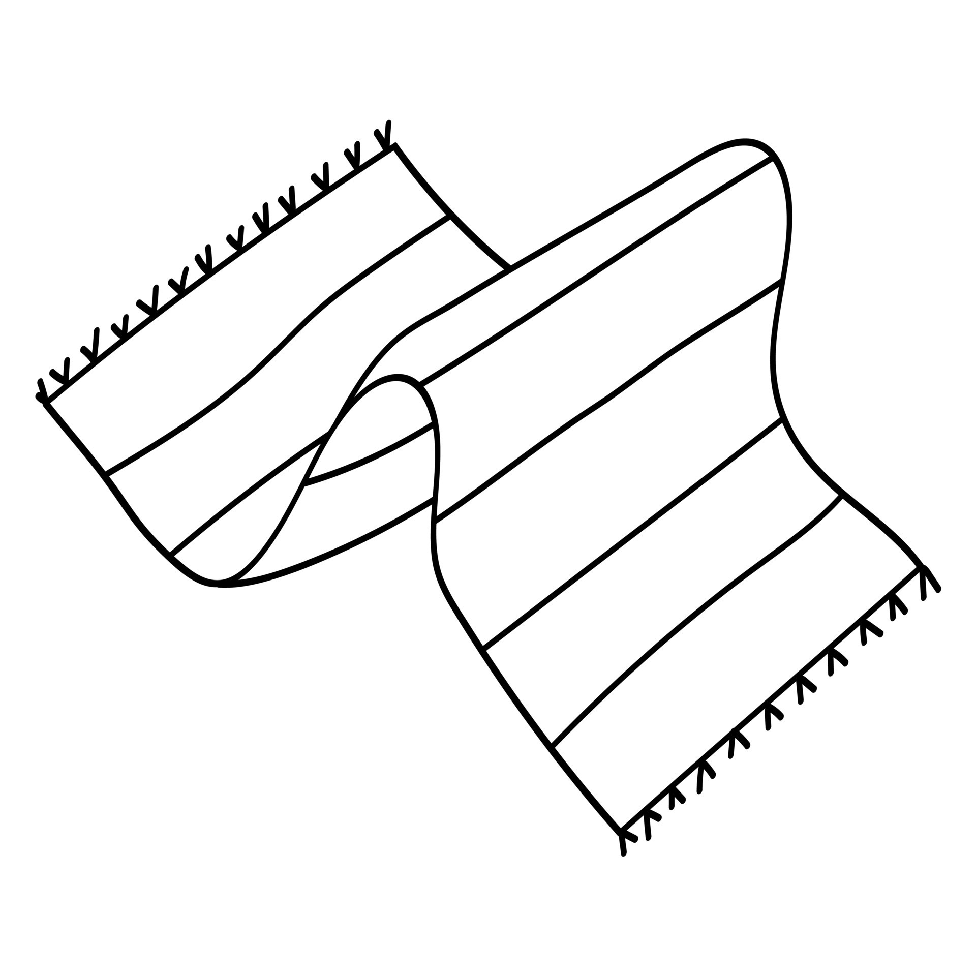 Doodle beach Mat illustration.Black and white image.Contour drawing ... Doodle beach Mat illustration.Black and white image.Contour drawing ...