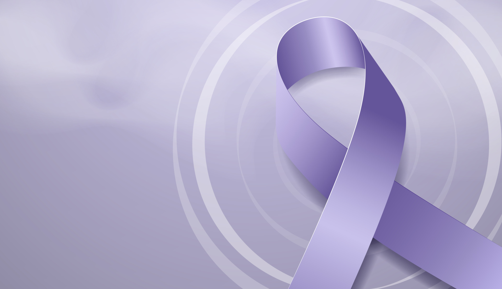 Stomach Cancer Awareness Month Concept Banner Template With Periwinkle