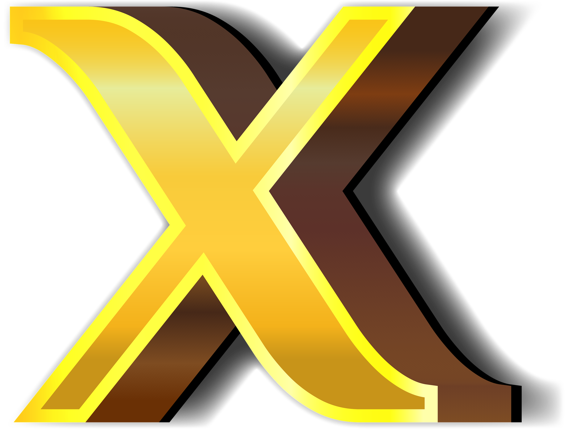 Shiny Gold Alphabet Letters 22351663 PNG
