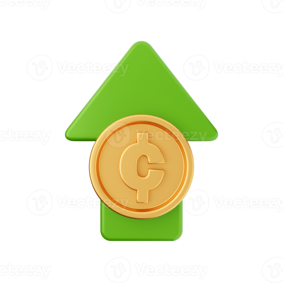 3d increase decrease money financial and business 22352434 PNG