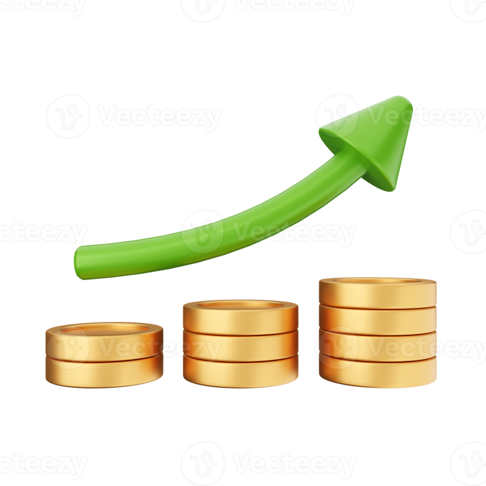 3d increase decrease money financial and business 22353360 PNG