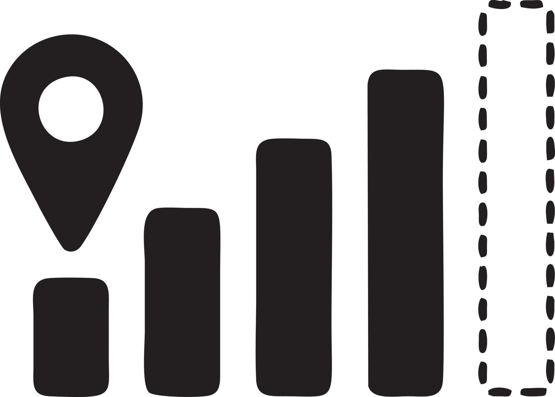 Signal Communication Information Connection Wireless Icon Symbol Vector Image Illustration Of