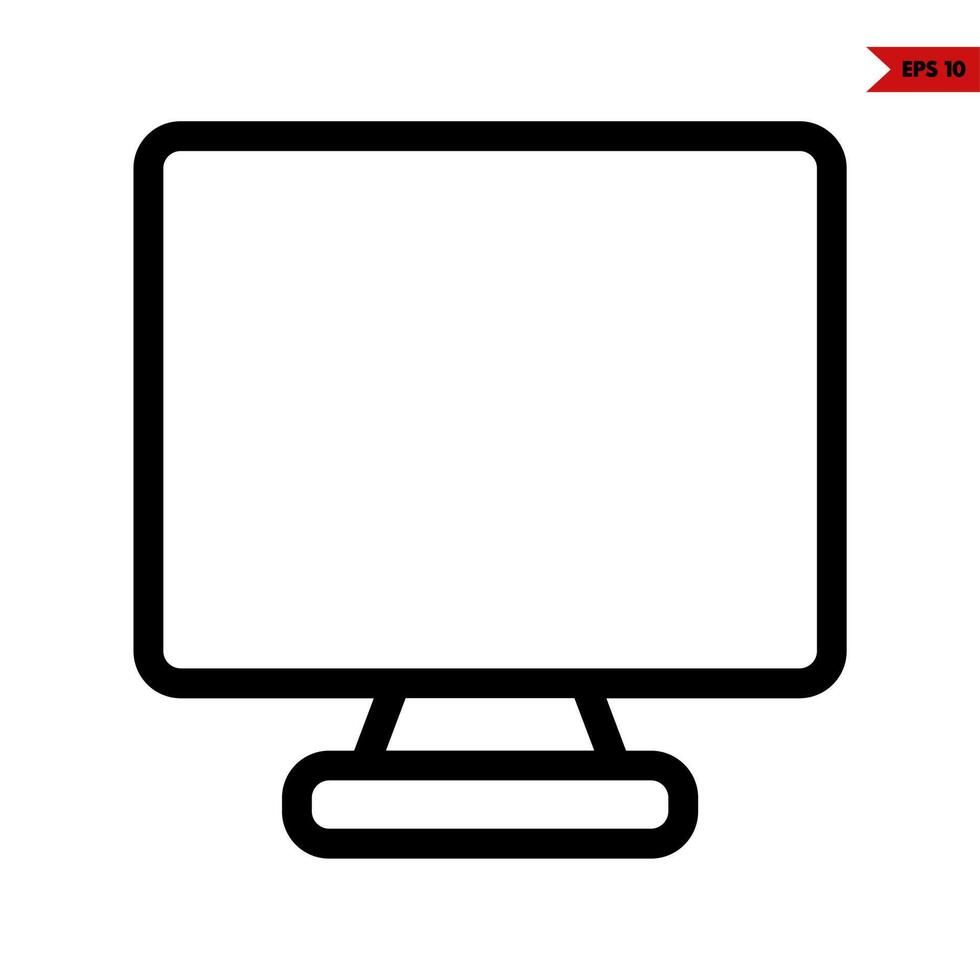 computer line icon 22355651 Vector Art at Vecteezy