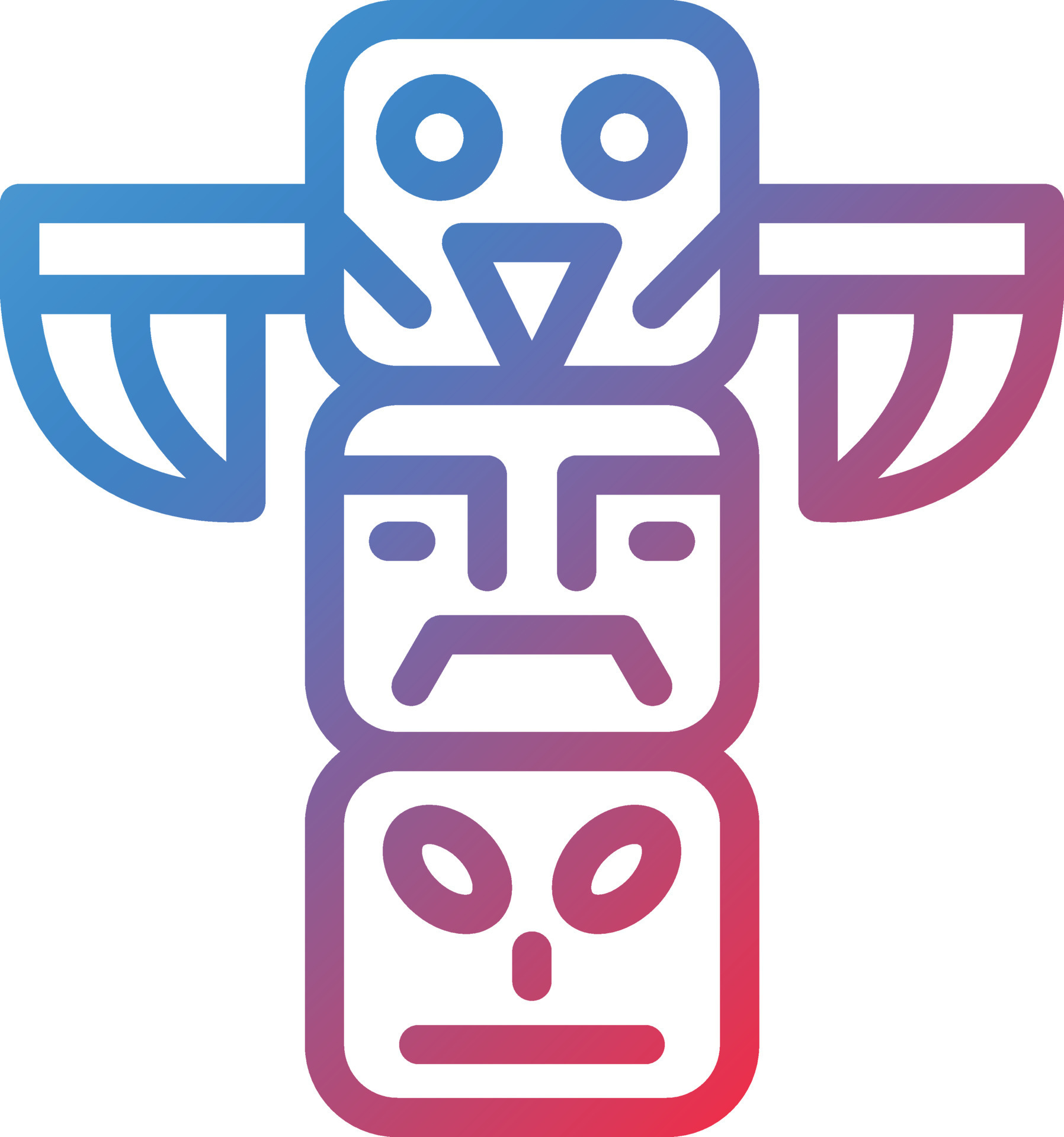 3866 - Totem.eps 22357897 Vector Art at Vecteezy