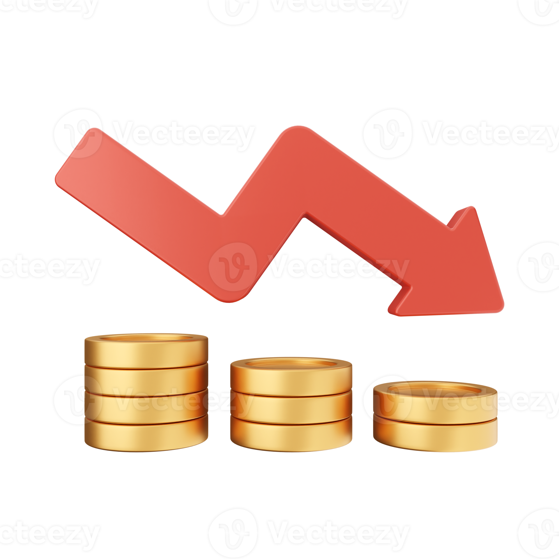 3d increase decrease money financial and business 22359787 PNG