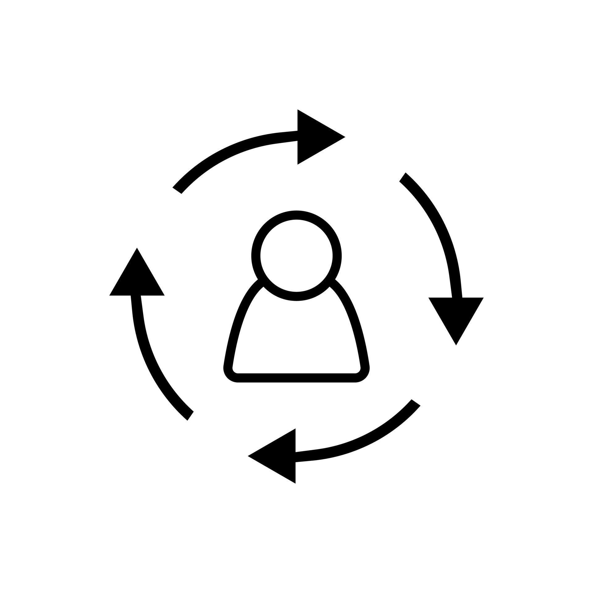 User Prediction Icon Vector Set Behaviour Illustration Sign Collection Consumer Symbol