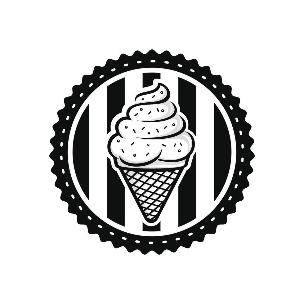 Ice Cream Logo Design Vector 22360083 Vector Art At Vecteezy