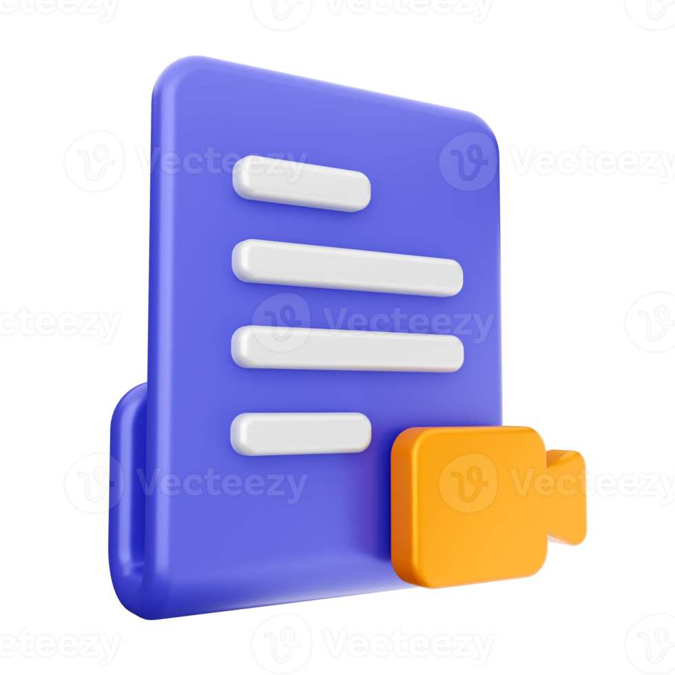 3d file icon illustration 22361487 PNG