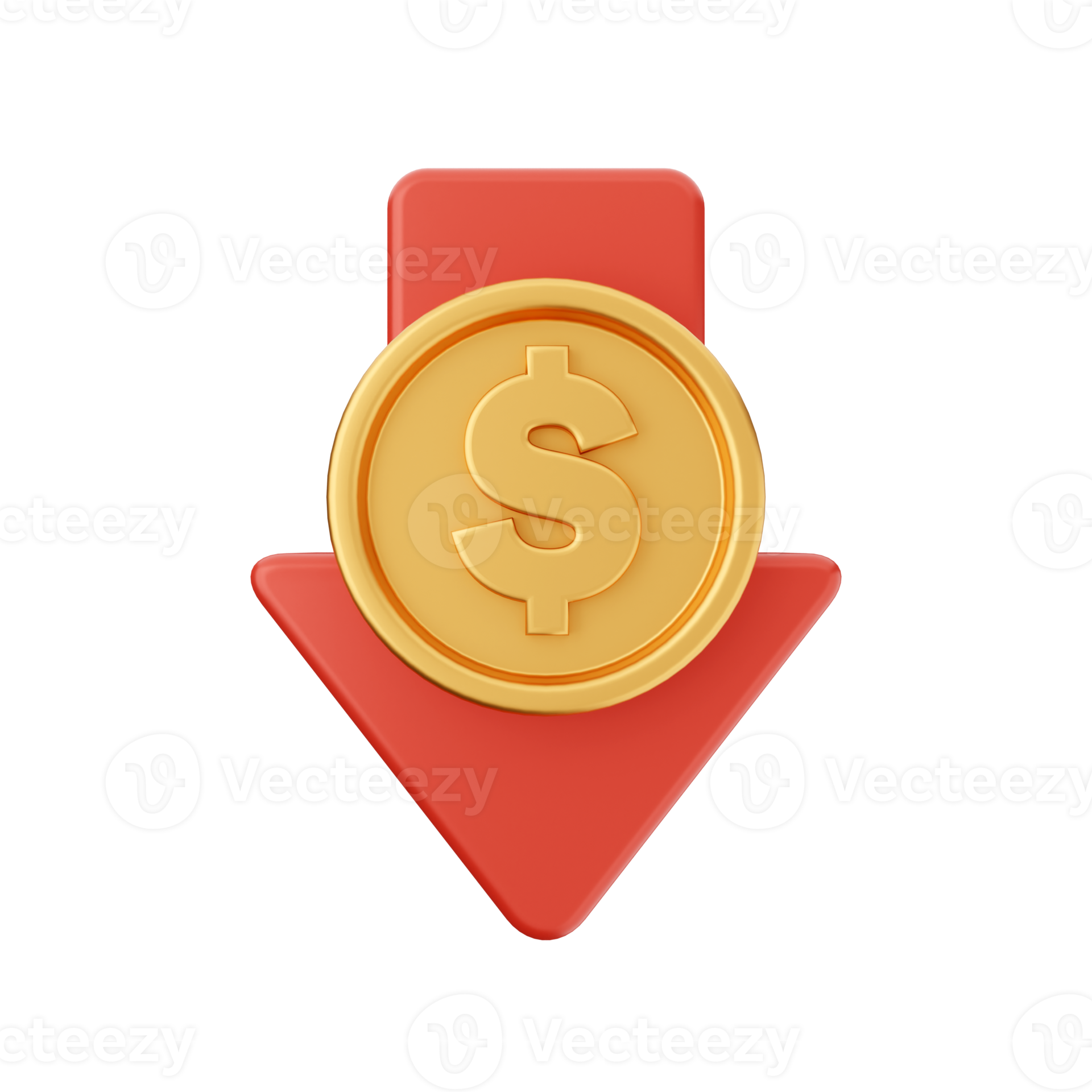 3d increase decrease money financial and business 22361570 PNG