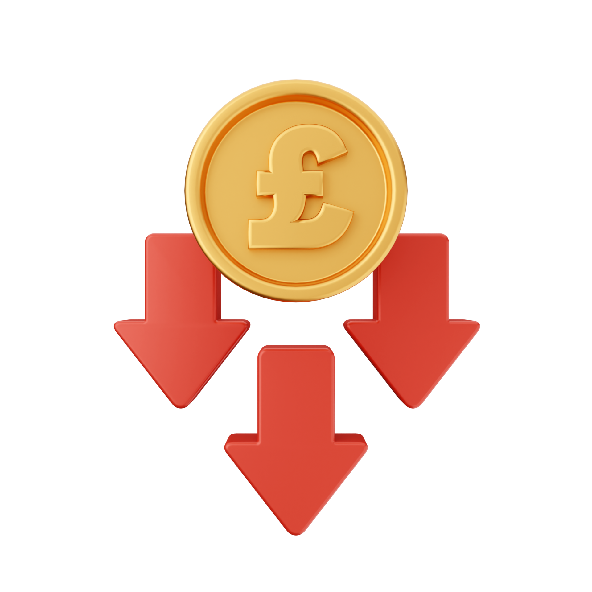 3d increase decrease money financial and business 22361573 PNG