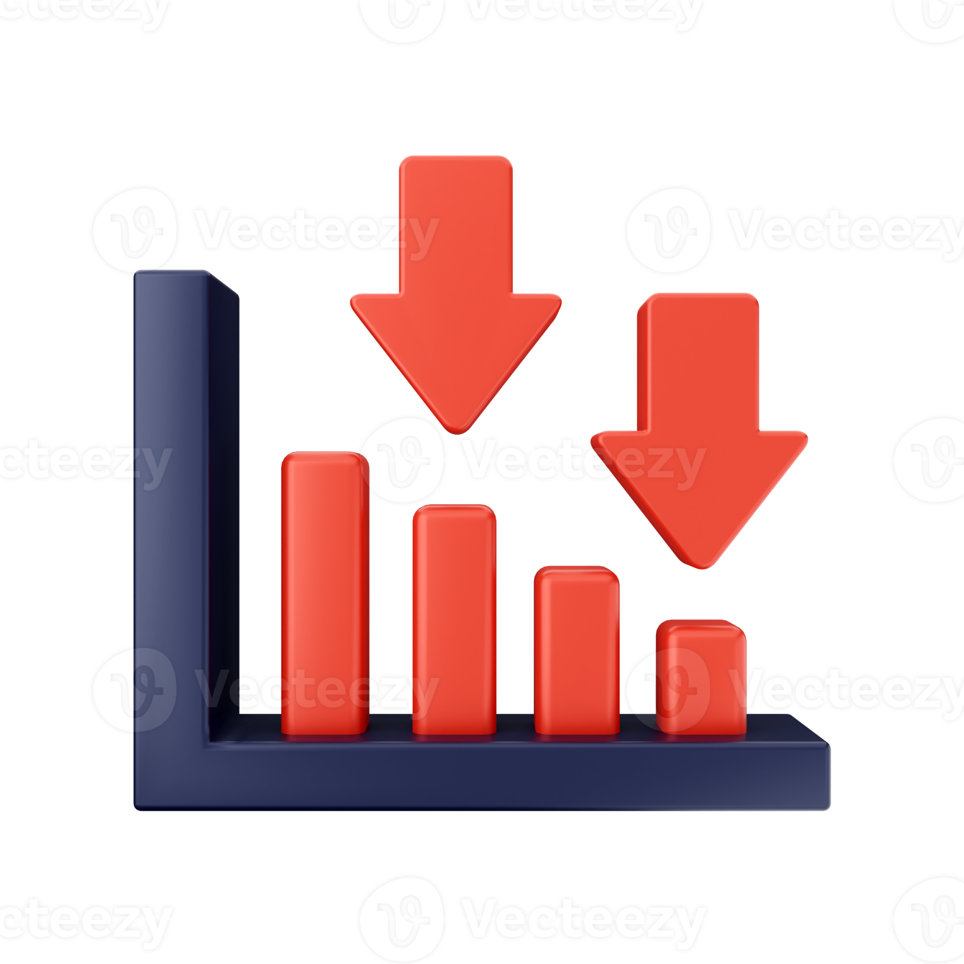 3d increase decrease money financial and business 22362115 PNG