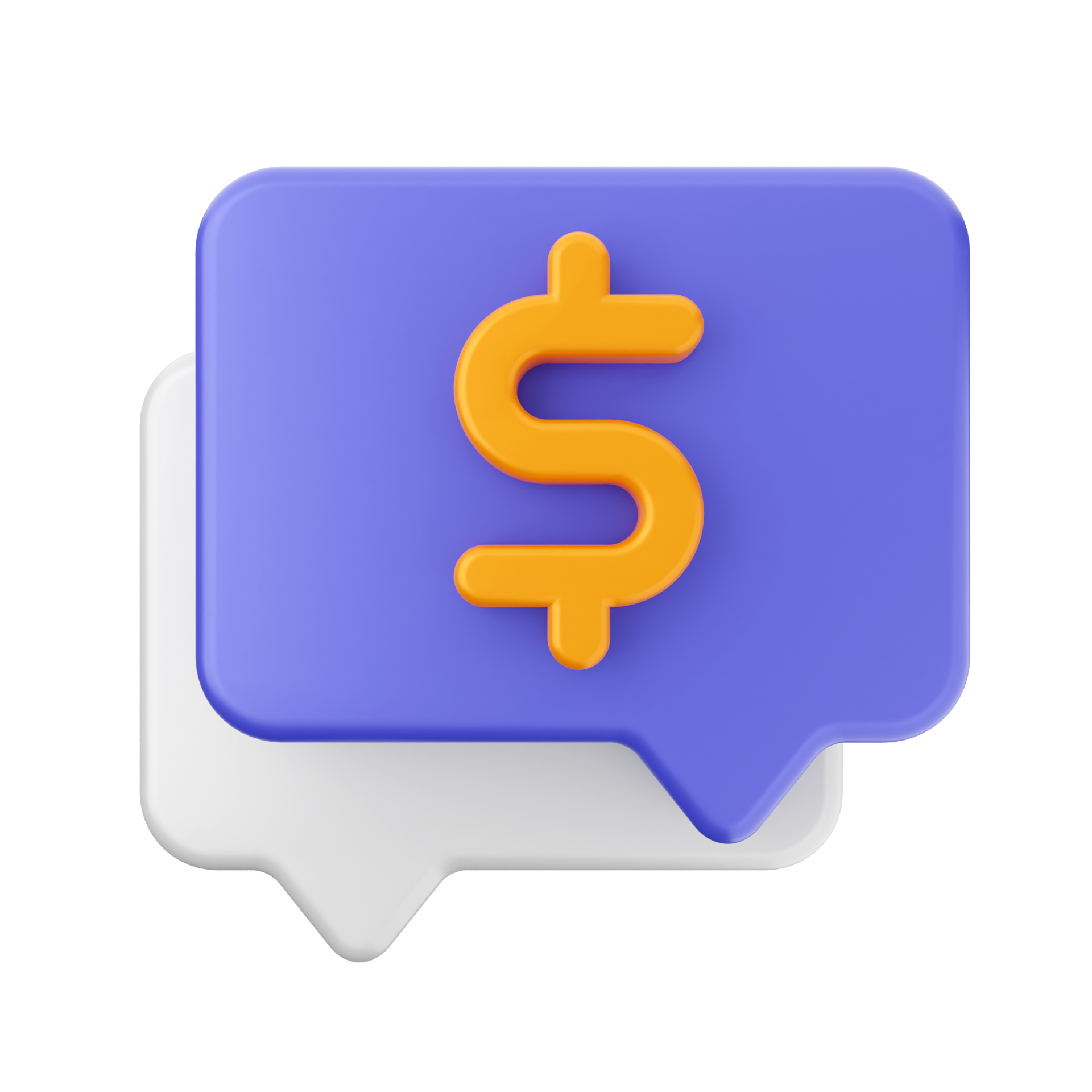 3d Chat Message Notification Icon 22362299 Png