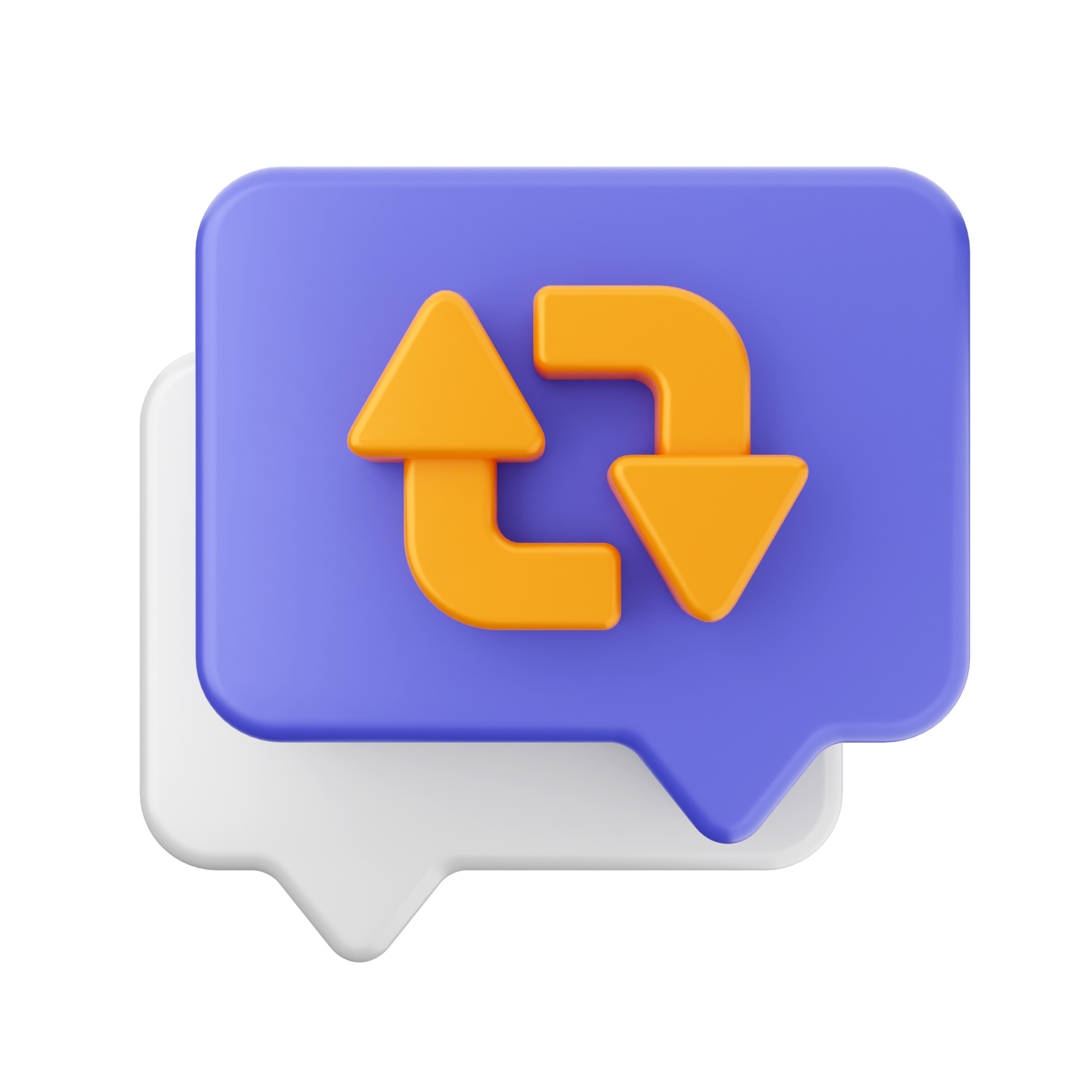 3d Chat Message Notification Icon 22362672 Png