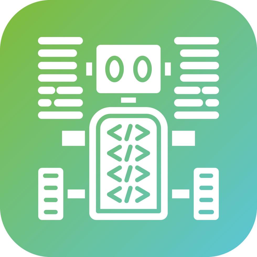 Programmed Robot Vector Icon Style 22363753 Vector Art at Vecteezy