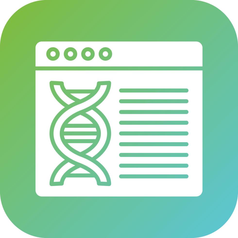Bioinformatics Vector Icon Style 22364182 Vector Art At Vecteezy