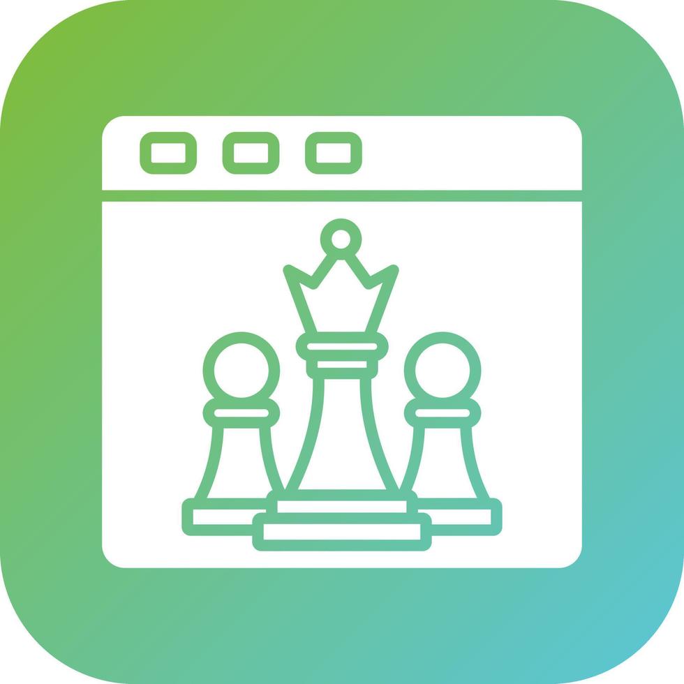 Chess Game Vector Icon Style 22369701 Vector Art at Vecteezy