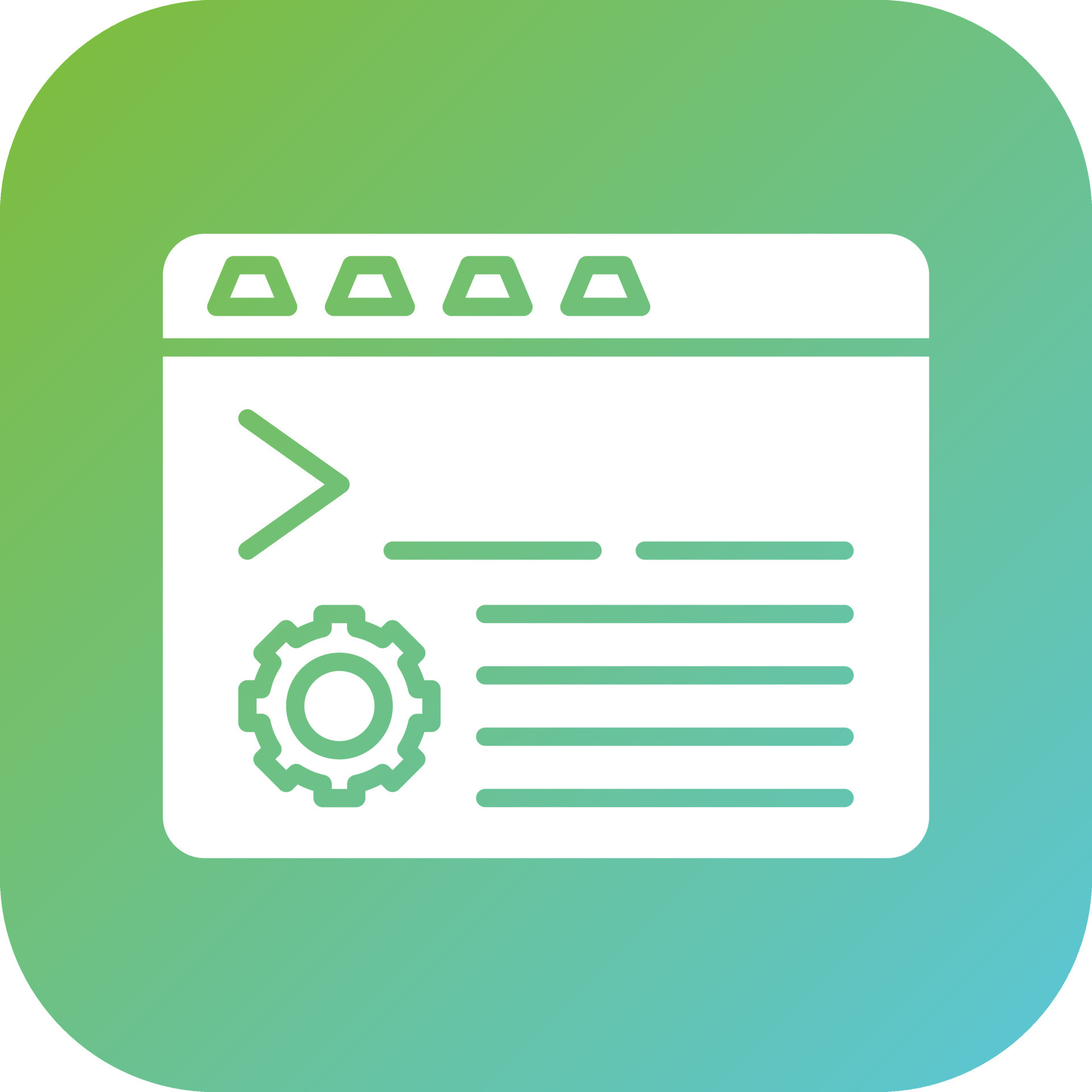 Command Line Vector Icon Style 22369938 Vector Art At Vecteezy