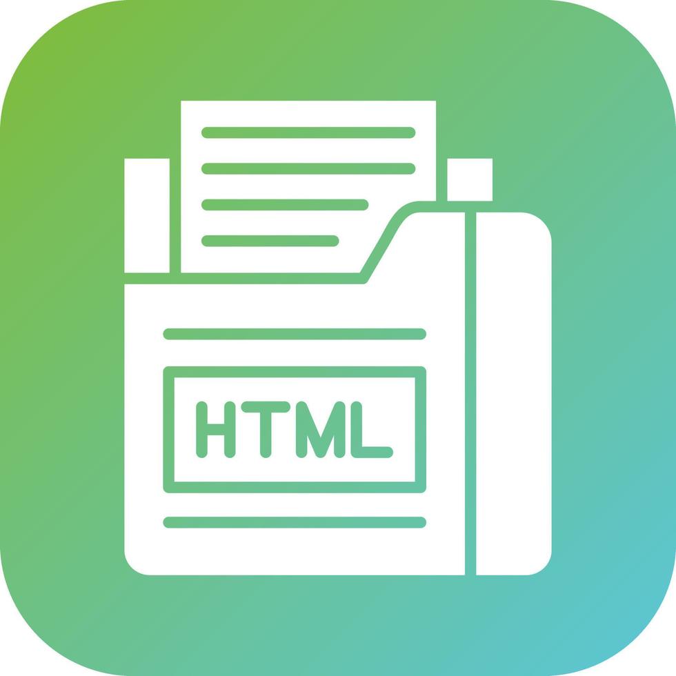 Html File Vector Icon Style 22369997 Vector Art At Vecteezy 0631
