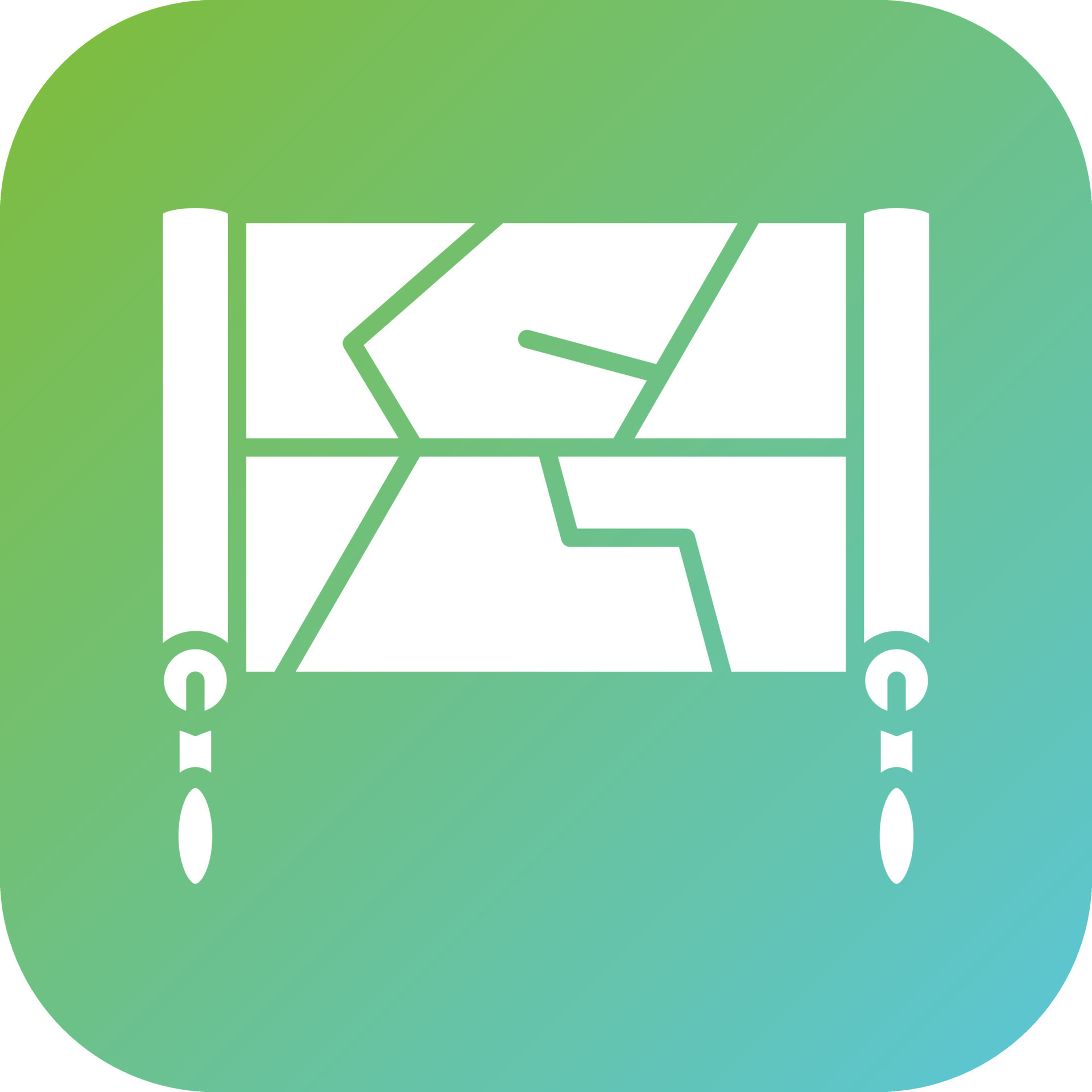 Paper Map Vector Icon Style 22370257 Vector Art at Vecteezy