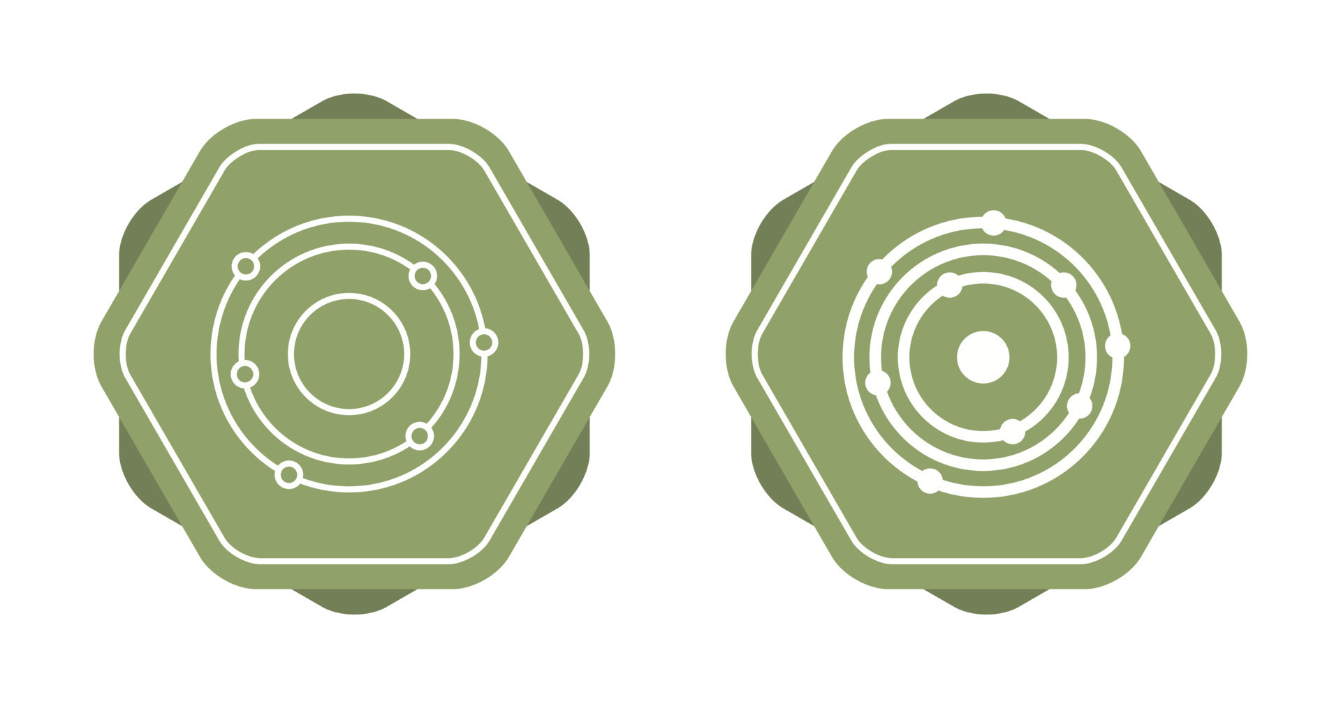 Atomic Structure Vector Icon 22371670 Vector Art At Vecteezy