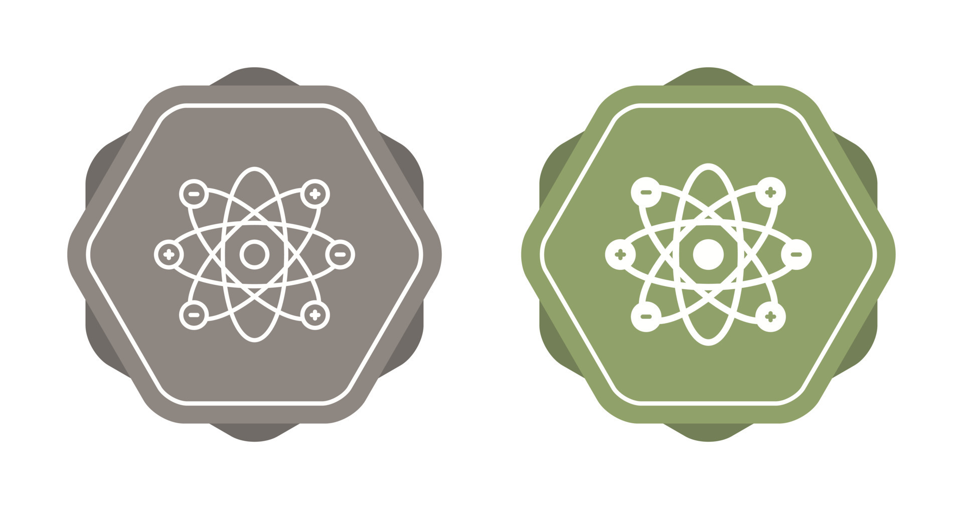 Atom Vector Icon 22372887 Vector Art At Vecteezy