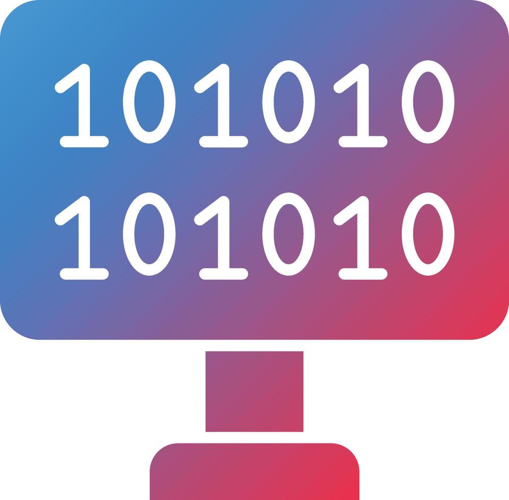 Vector Design Binary Code Icon Style 22372951 Vector Art At Vecteezy