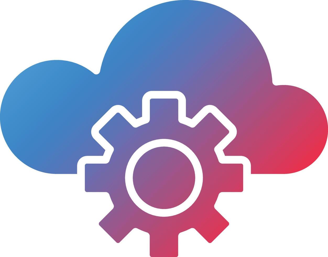 Vector Design Cloud Settings Icon Style 22373331 Vector Art At Vecteezy