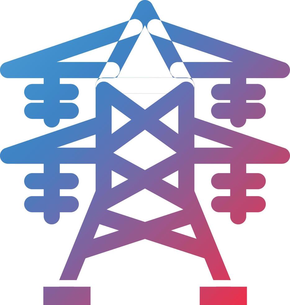 Vector Design Electric Tower Icon Style 22374130 Vector Art At Vecteezy