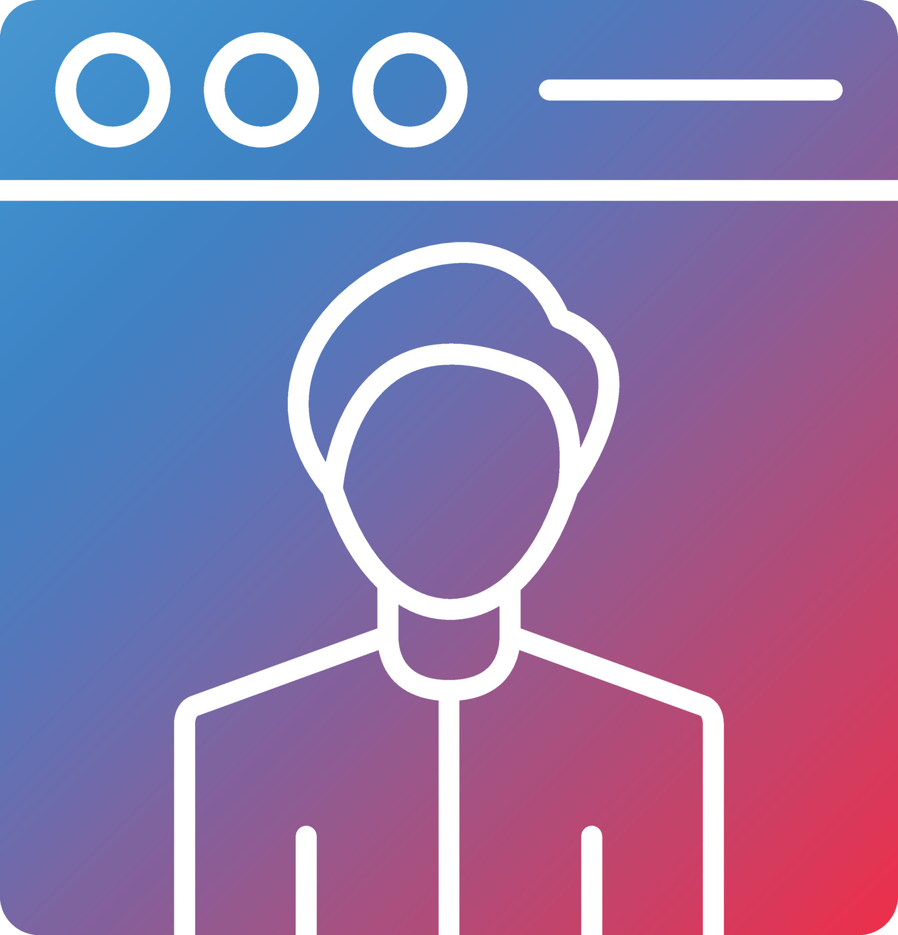 Vector Design Web User Icon Style 22374553 Vector Art at Vecteezy