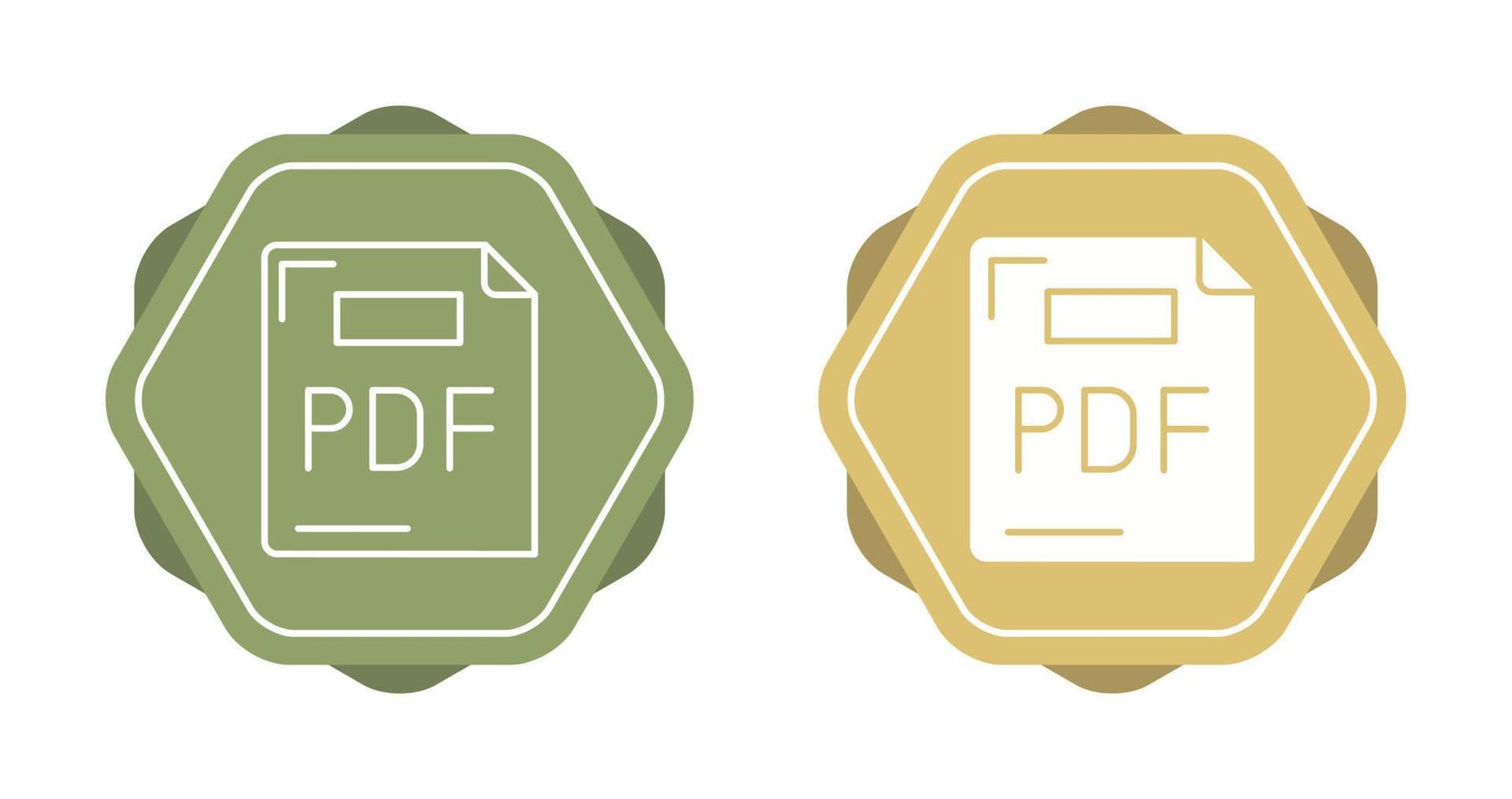 PDF Vector Icon 22376284 Vector Art at Vecteezy