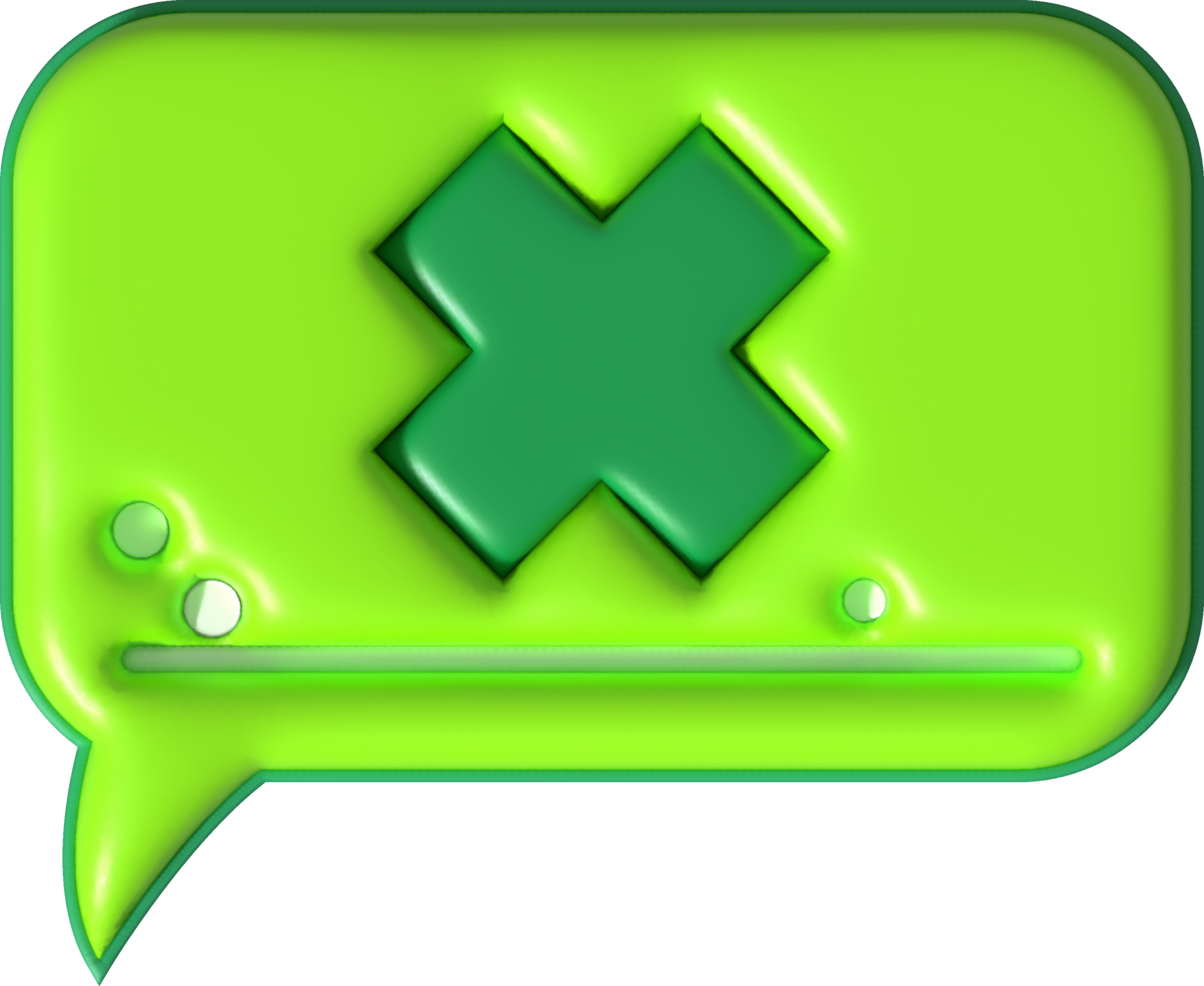 Cross Check Mark Icon Button And No Or Wrong Symbol On Reject Cancel Sign Button Rendering 3d