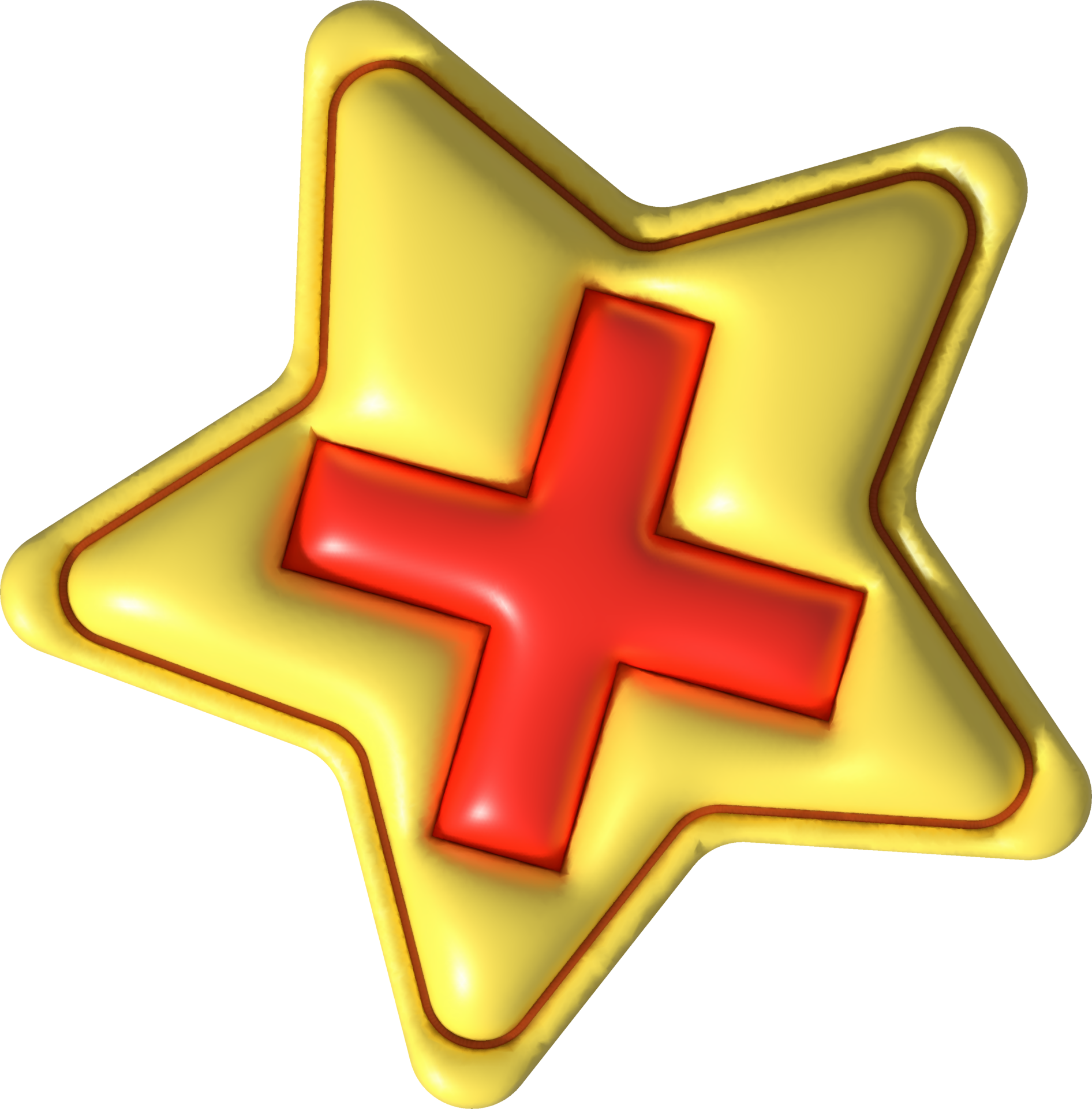 Cross Check Mark Icon Button And No Or Wrong Symbol On Reject Cancel Sign Button Rendering 3d