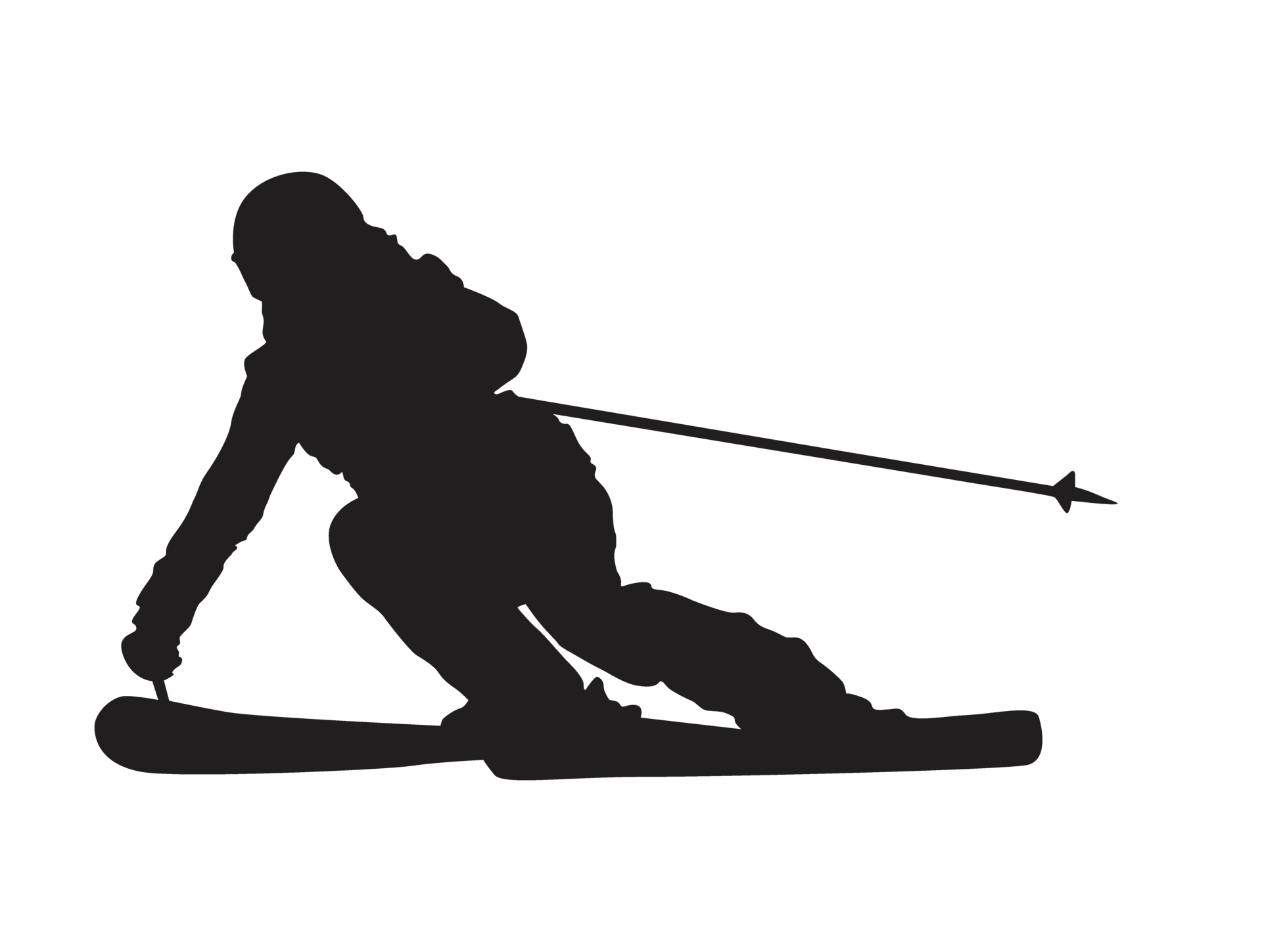 Silhouette Of Ski Player Skiing Snow Ski 22386088 PNG silhouette-of-ski-player-skiing-snow-ski-22386088-png