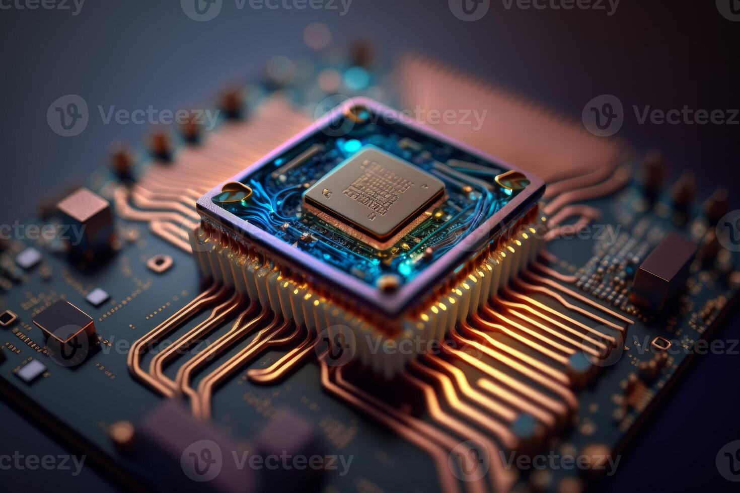 Computer chip concept. Generate Ai 22389783 Stock Photo at Vecteezy