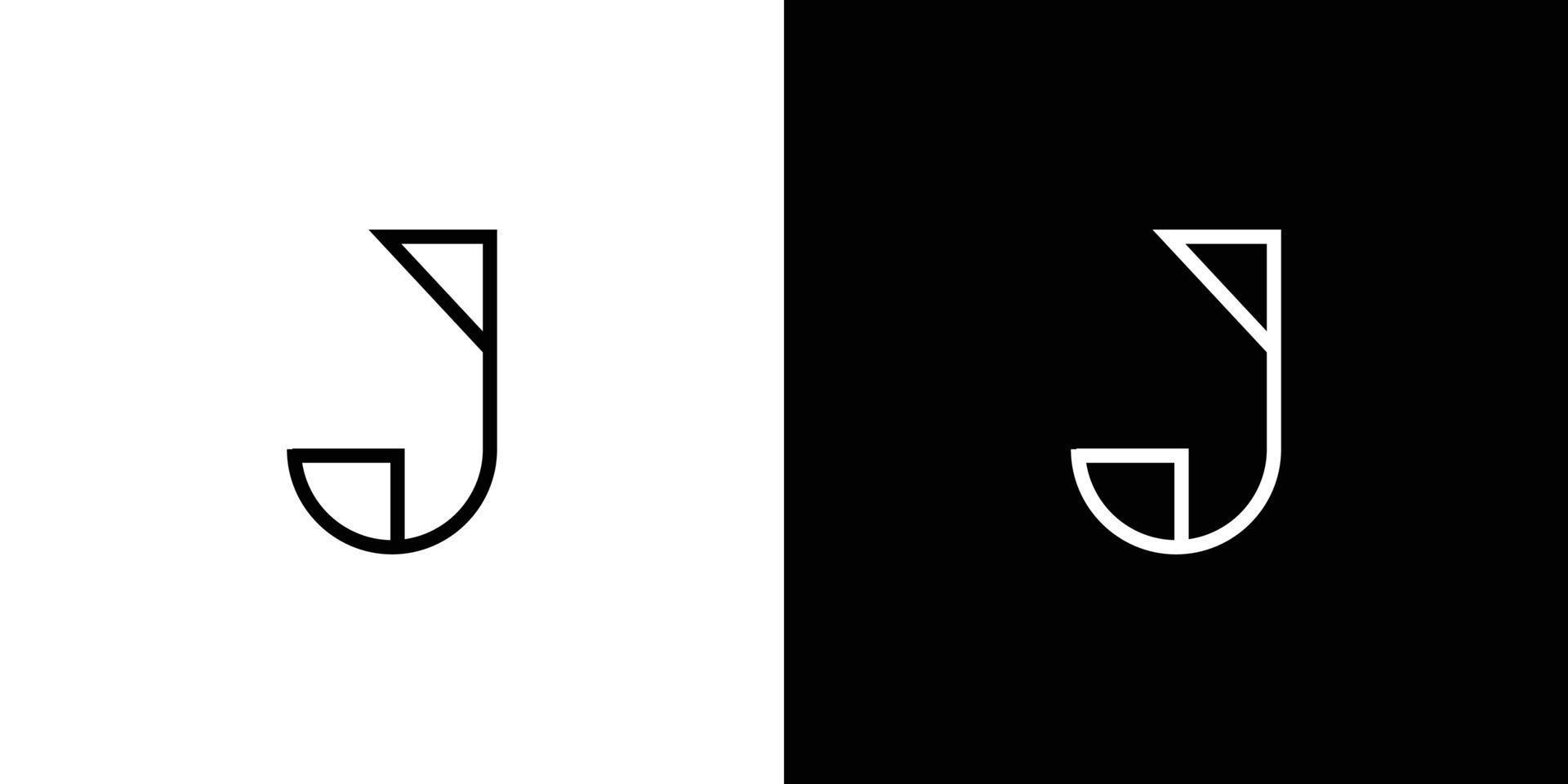 Modern and unique letter J initials logo design 2 22393191 Vector Art at Vecteezy