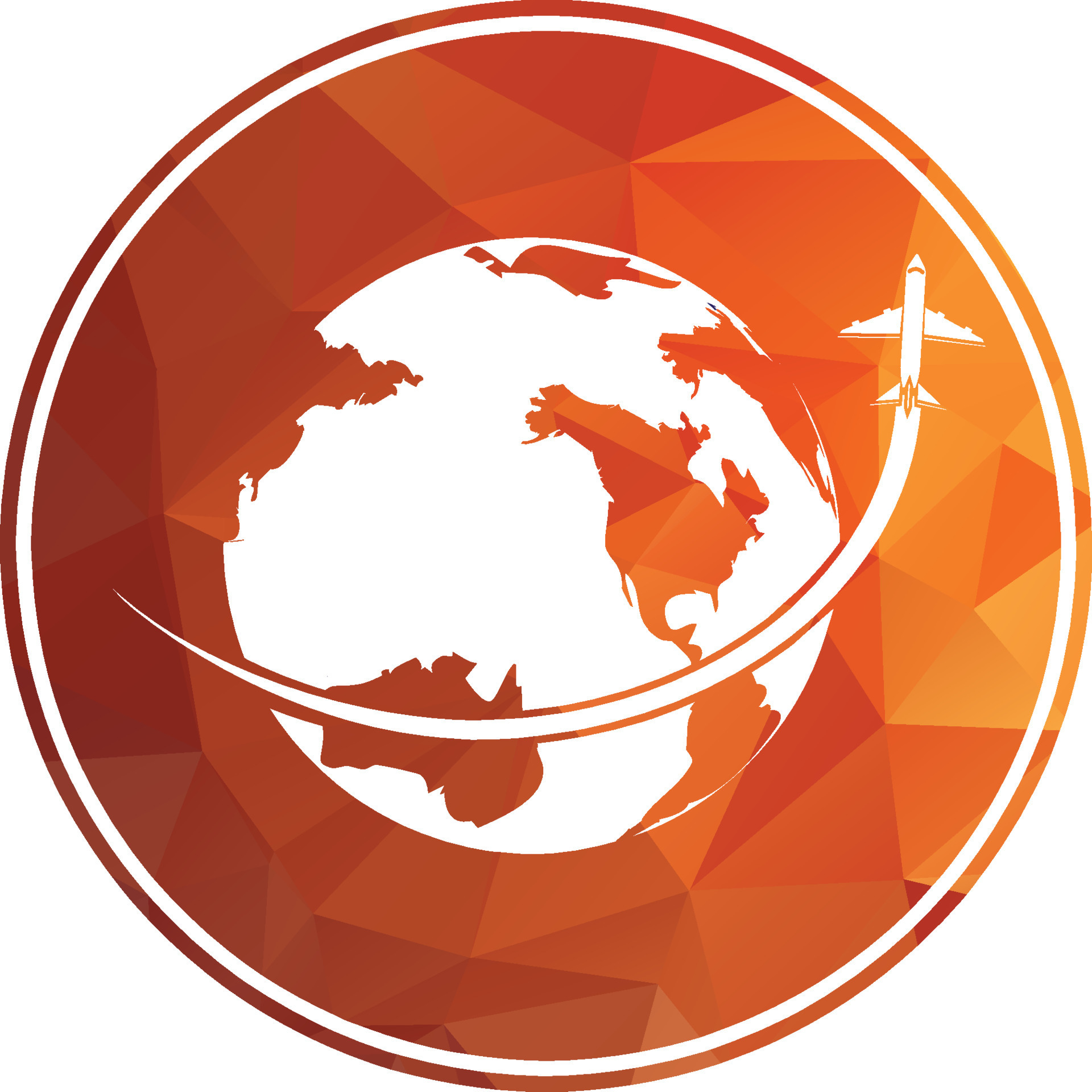 Travel Agency Vector Logo Template Holiday Logo Template Globe Travelling Logo Vector Design