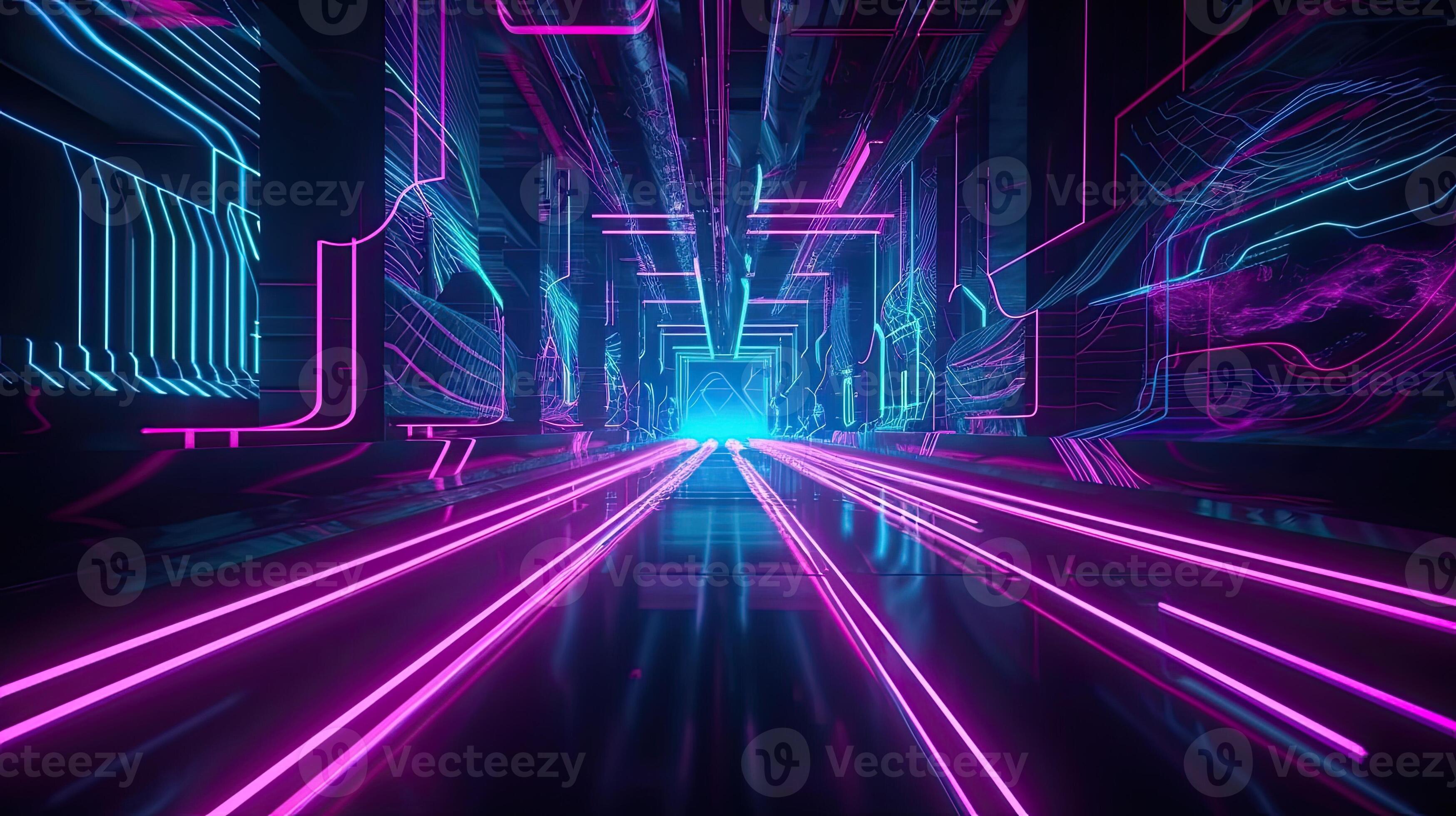 Digital futuristic ultraviolet wallpaper, abstract neon background ... Digital futuristic ultraviolet wallpaper, abstract neon background ...