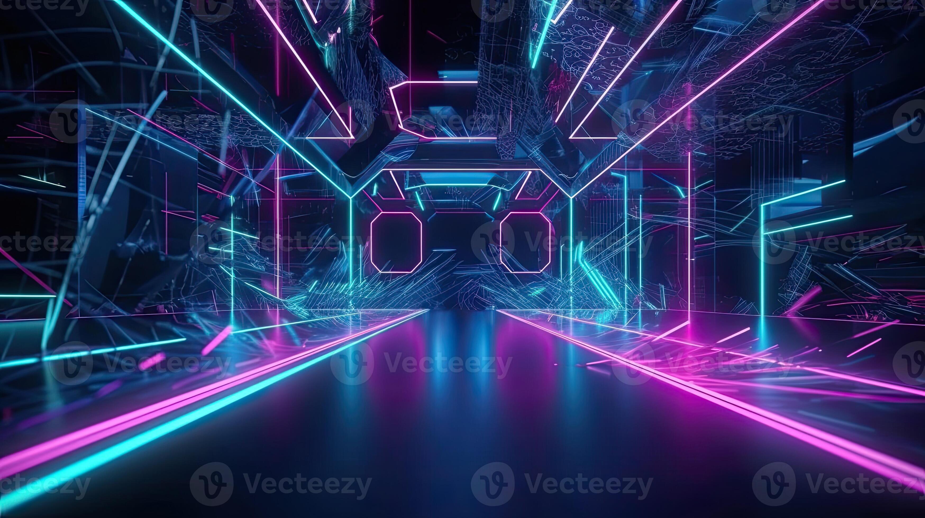 Digital futuristic ultraviolet wallpaper, abstract neon background ... Digital futuristic ultraviolet wallpaper, abstract neon background ...