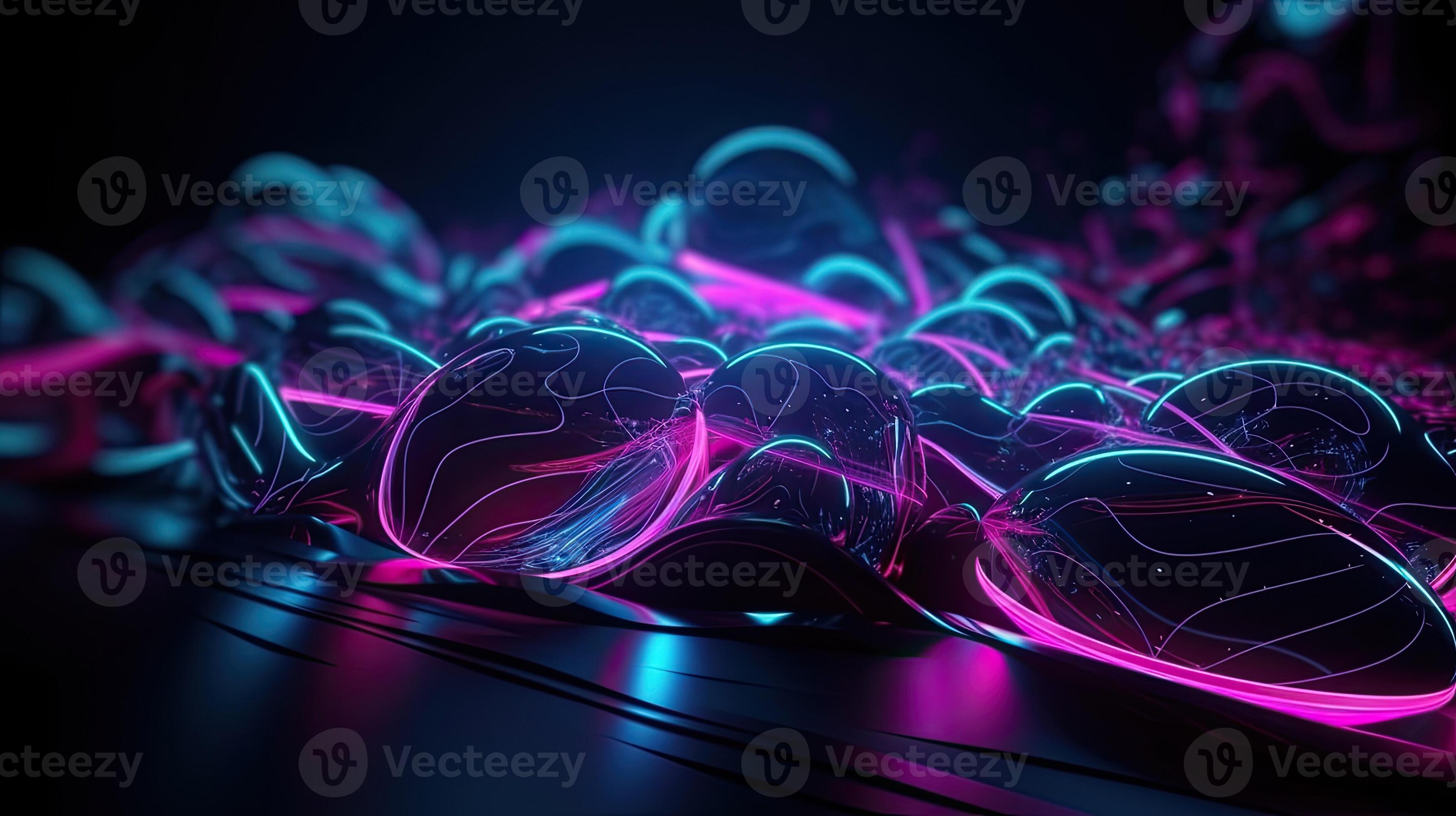 Digital futuristic ultraviolet wallpaper, abstract neon background ... Digital futuristic ultraviolet wallpaper, abstract neon background ...