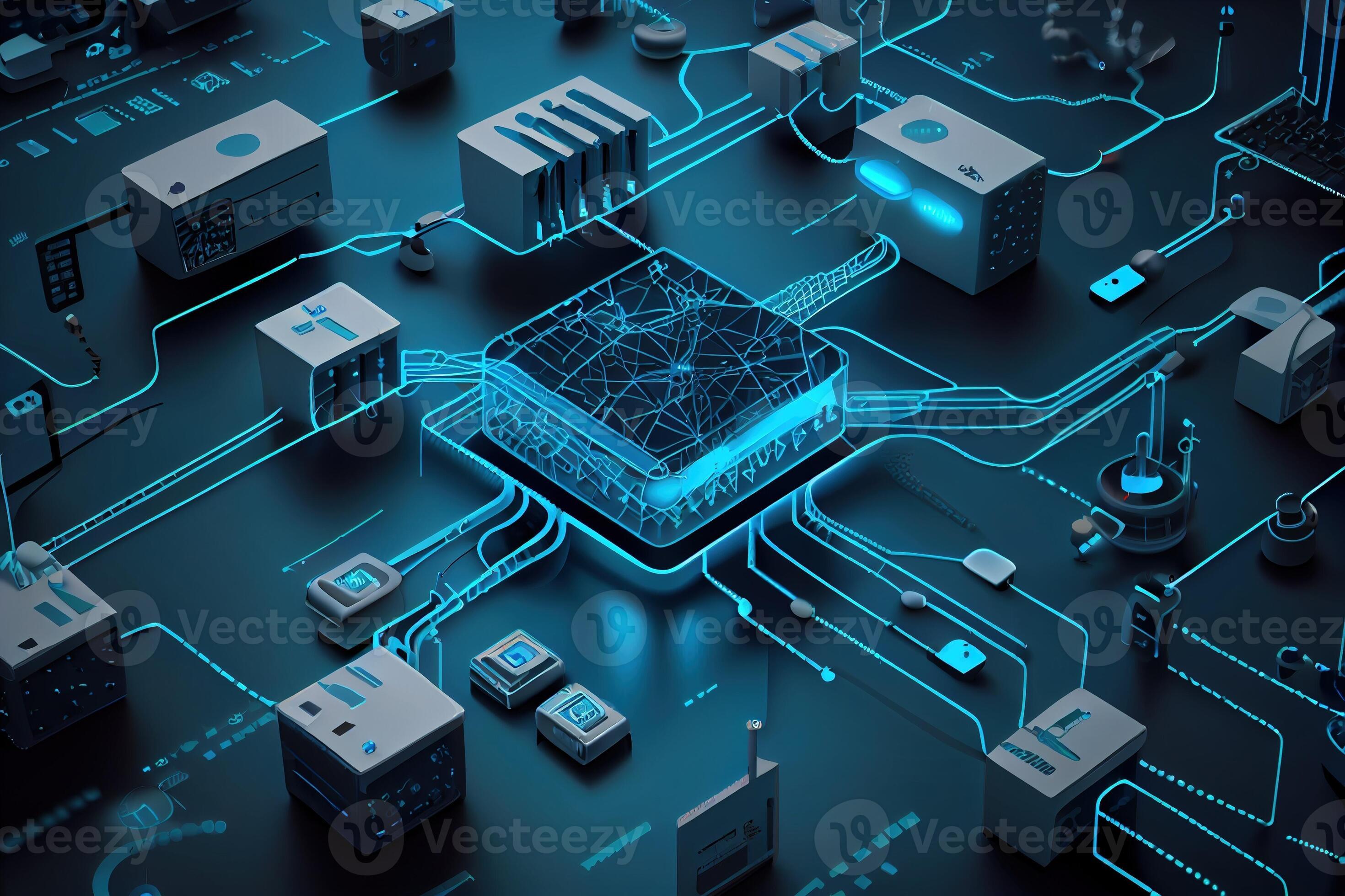 The Interconnected World of IoT, Visualizing a Network of Nodes ... The Interconnected World of IoT, Visualizing a Network of Nodes ...