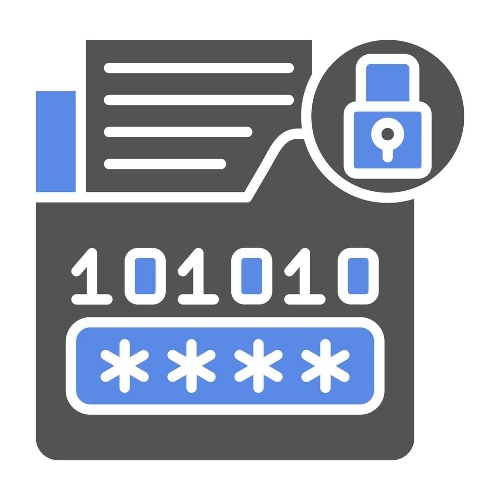 Encrypted Data Vector Icon Style 22403561 Vector Art at Vecteezy